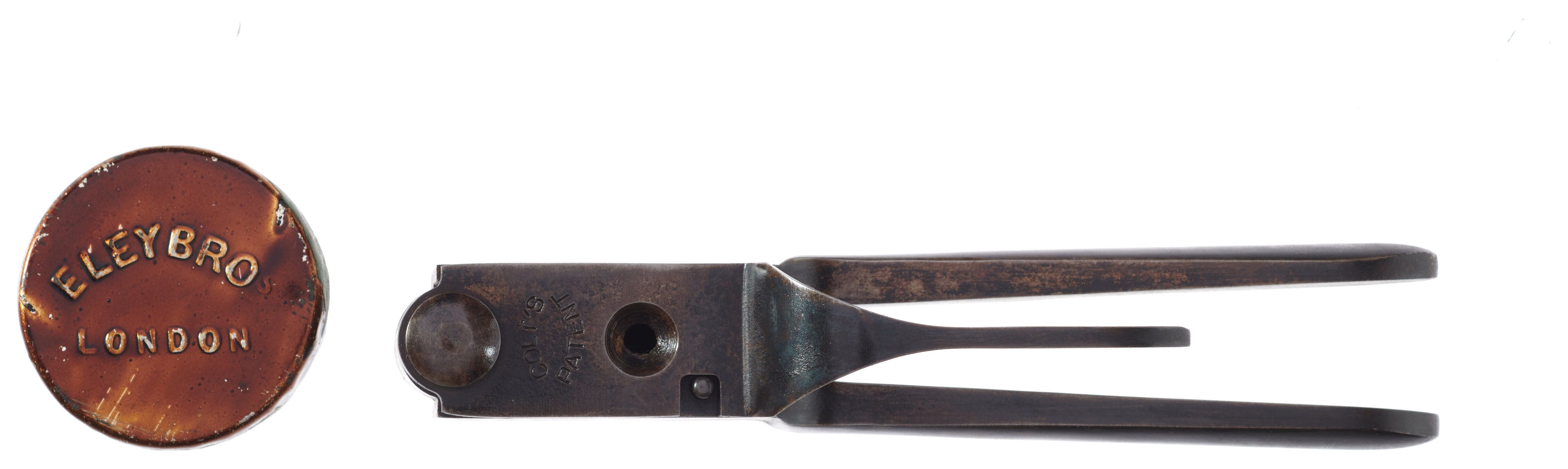 Copy of a Colt Walker Single Cavity Bullet Mold and a Cap Tin | Rock ...