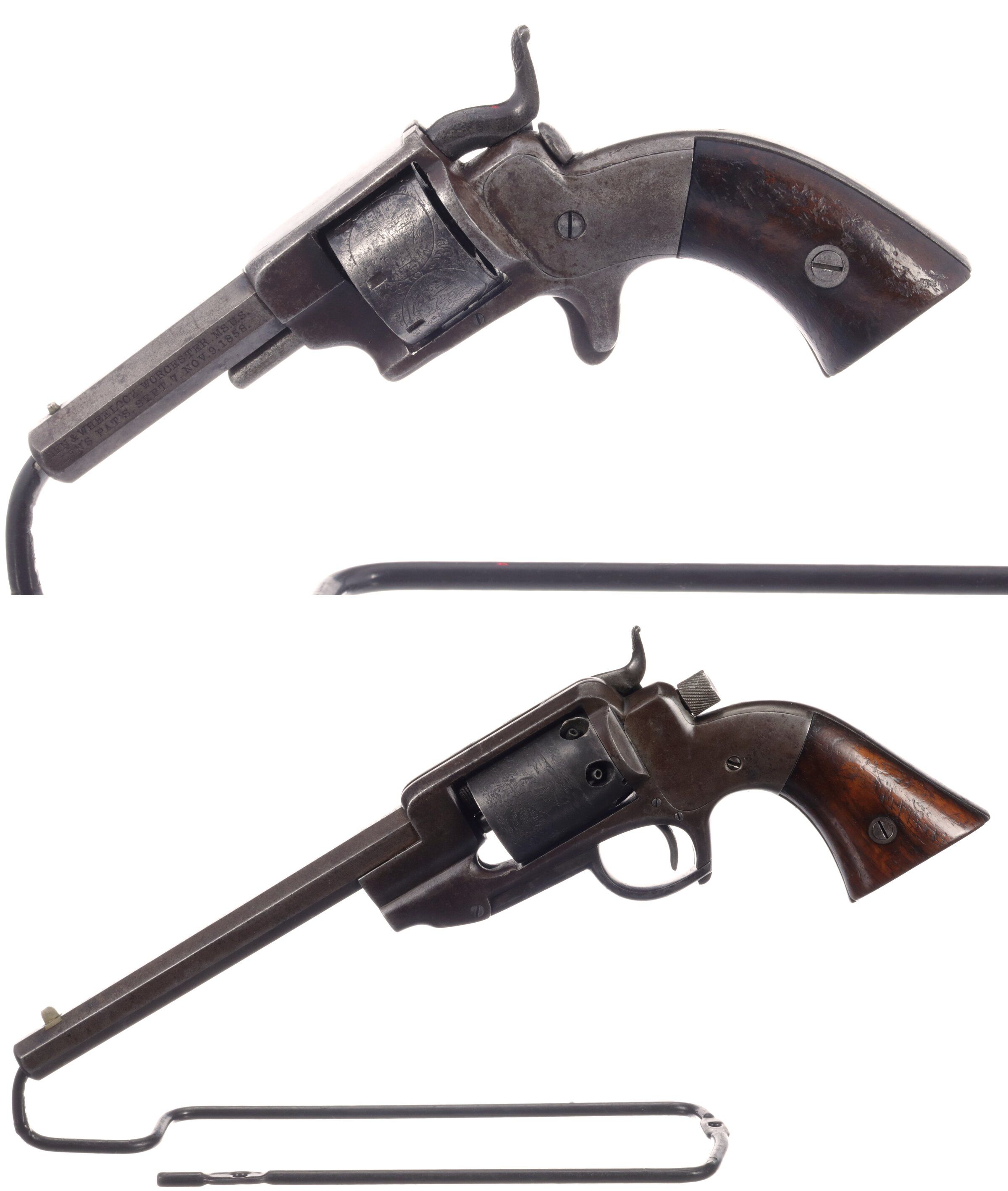 Two Allen & Wheelock Revolvers | Rock Island Auction