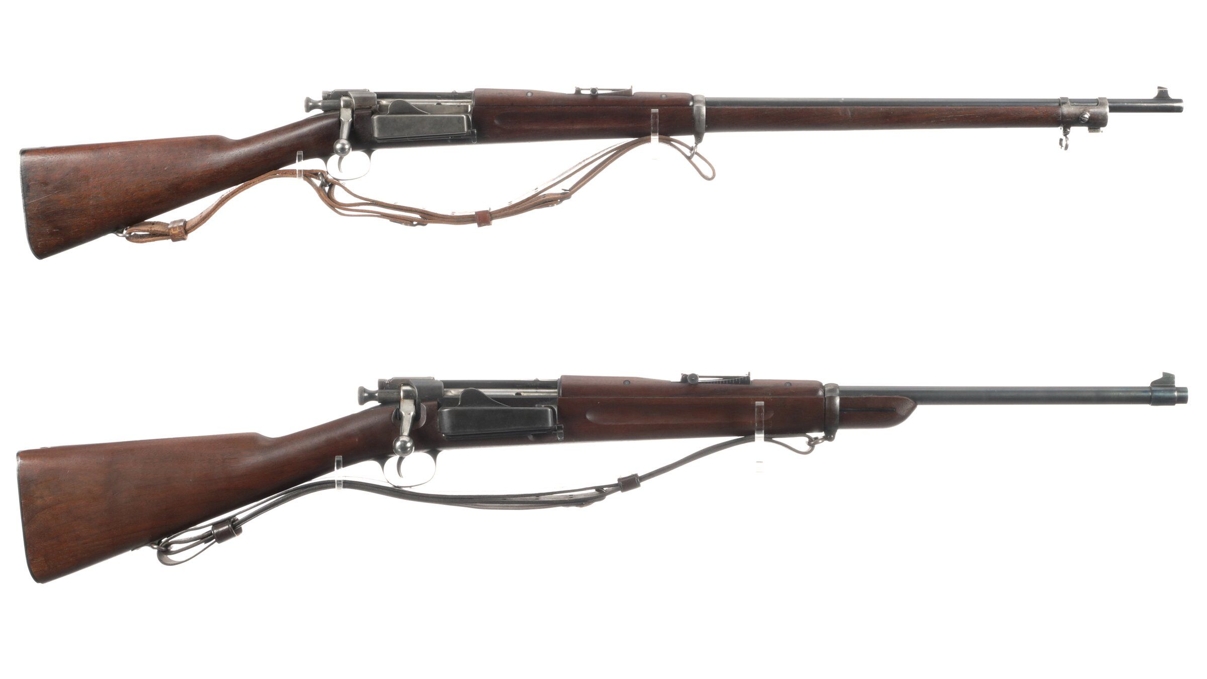 Two U.S. Springfield Armory Krag-Jorgensen Bolt Action Rifles | Rock ...