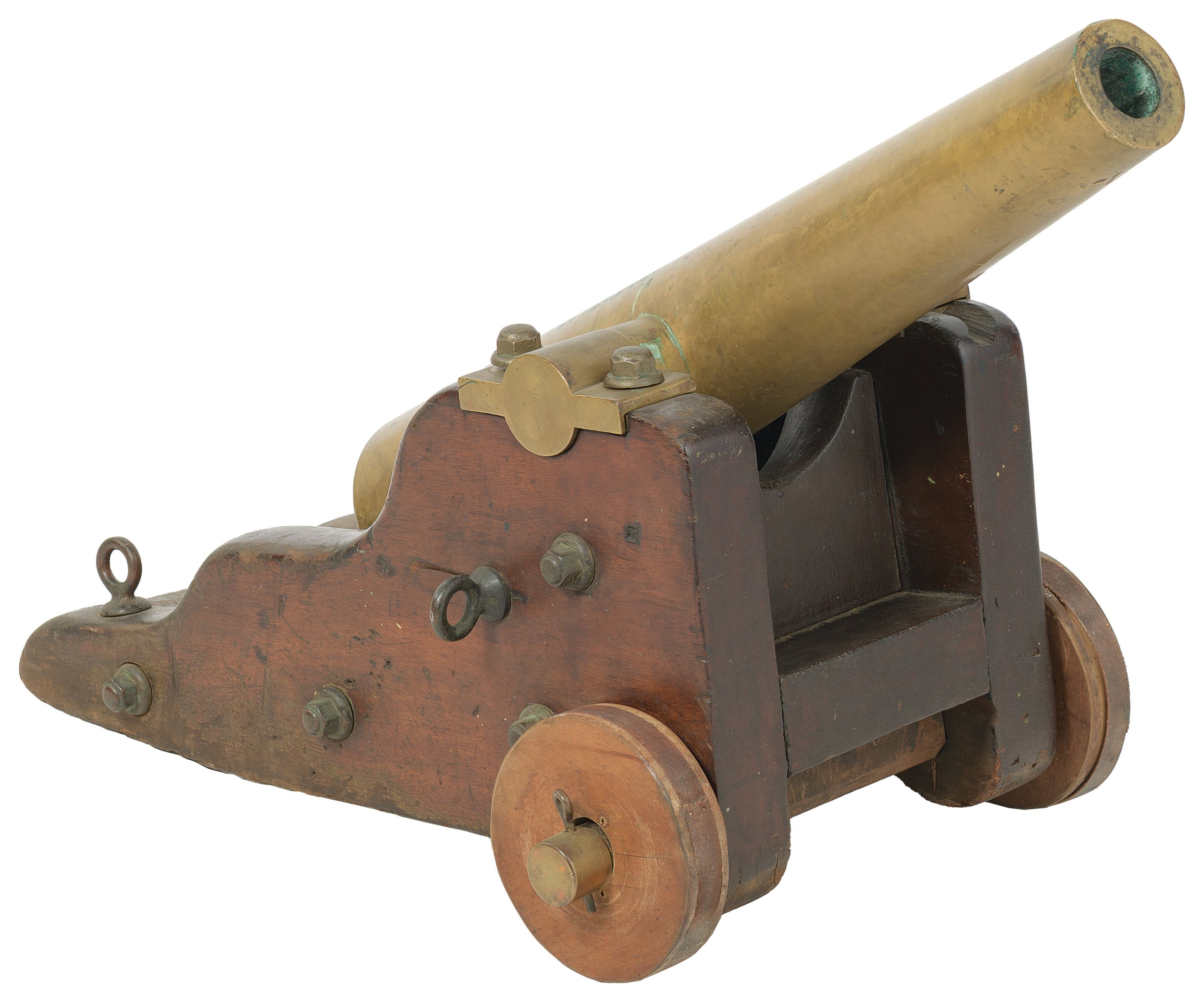 Brass Signal Cannon with Carriage | Rock Island Auction