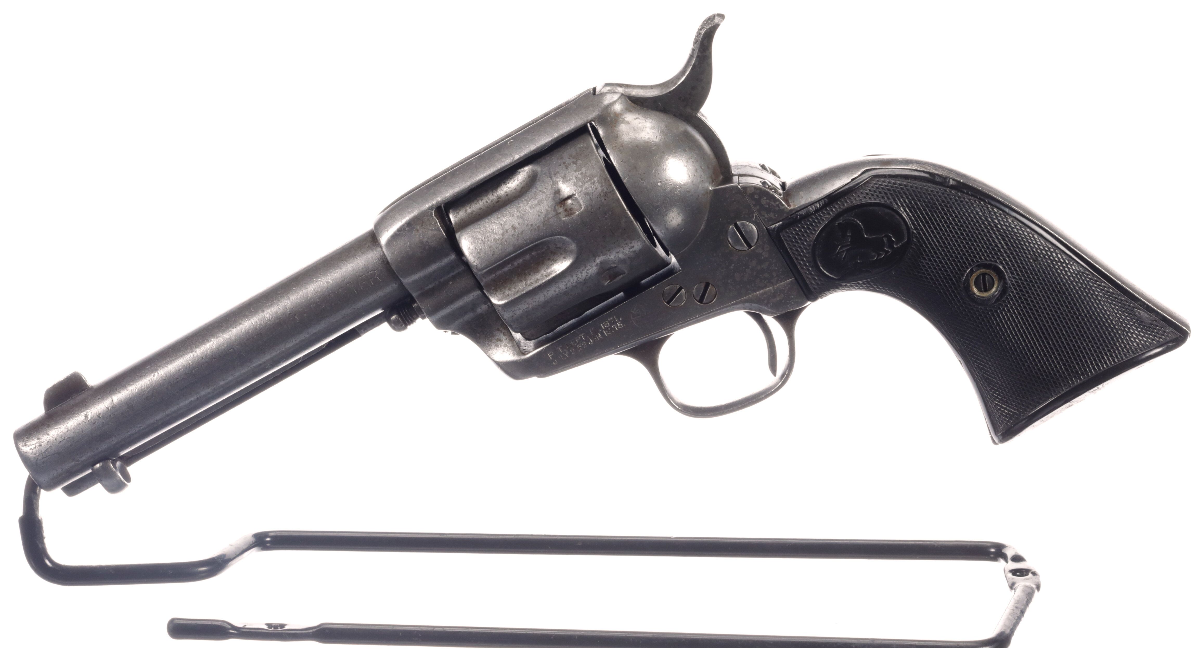 Antique Colt Frontier Six Shooter Single Action Army Revolver | Rock ...