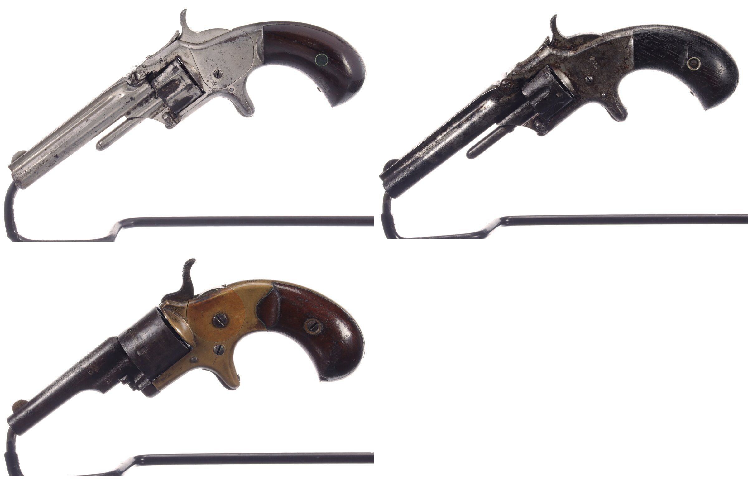Three Antique American Spur Trigger Revolvers | Rock Island Auction