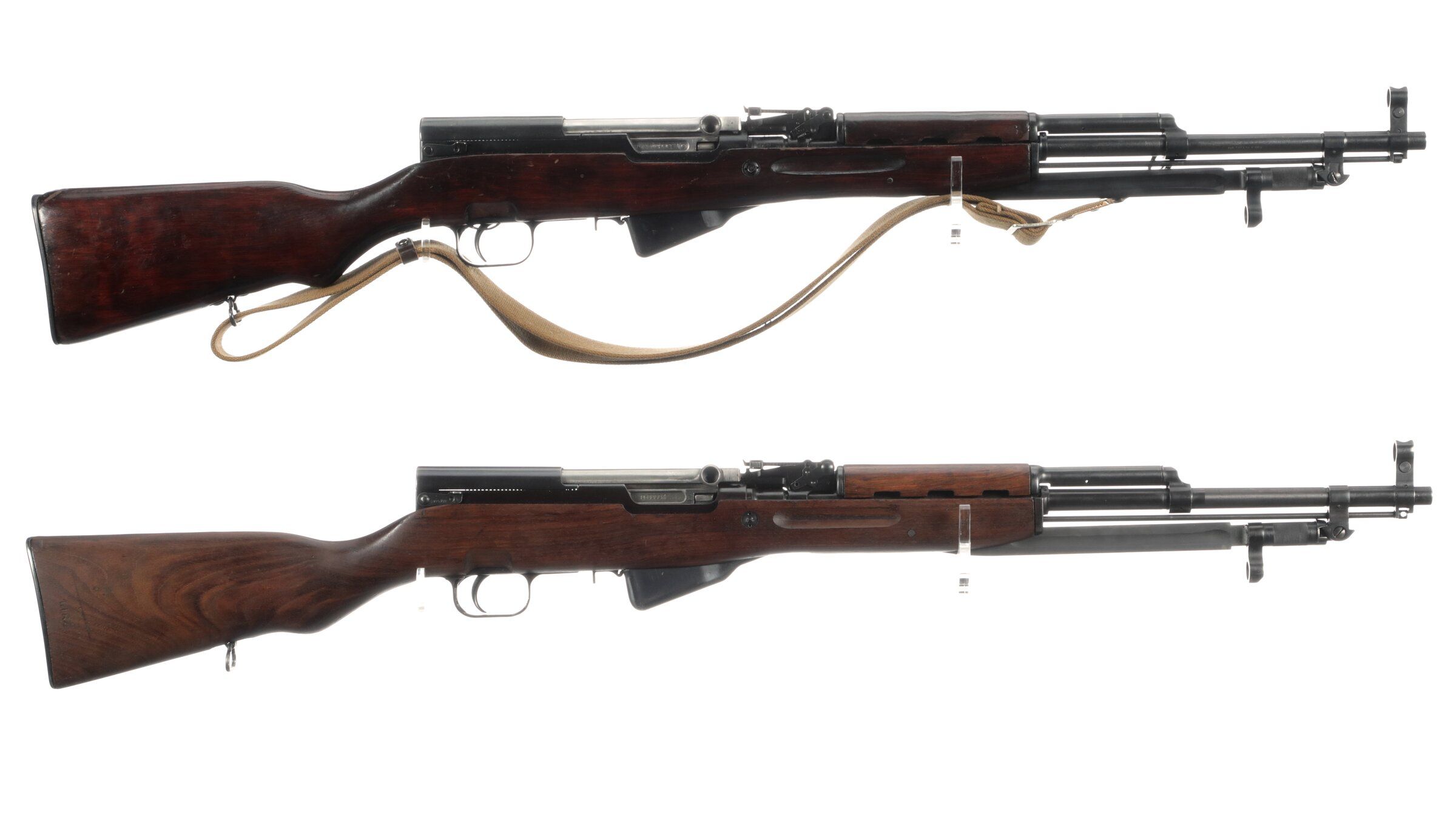 Two Eastern Bloc SKS Pattern Semi-Automatic Rifles | Rock Island Auction