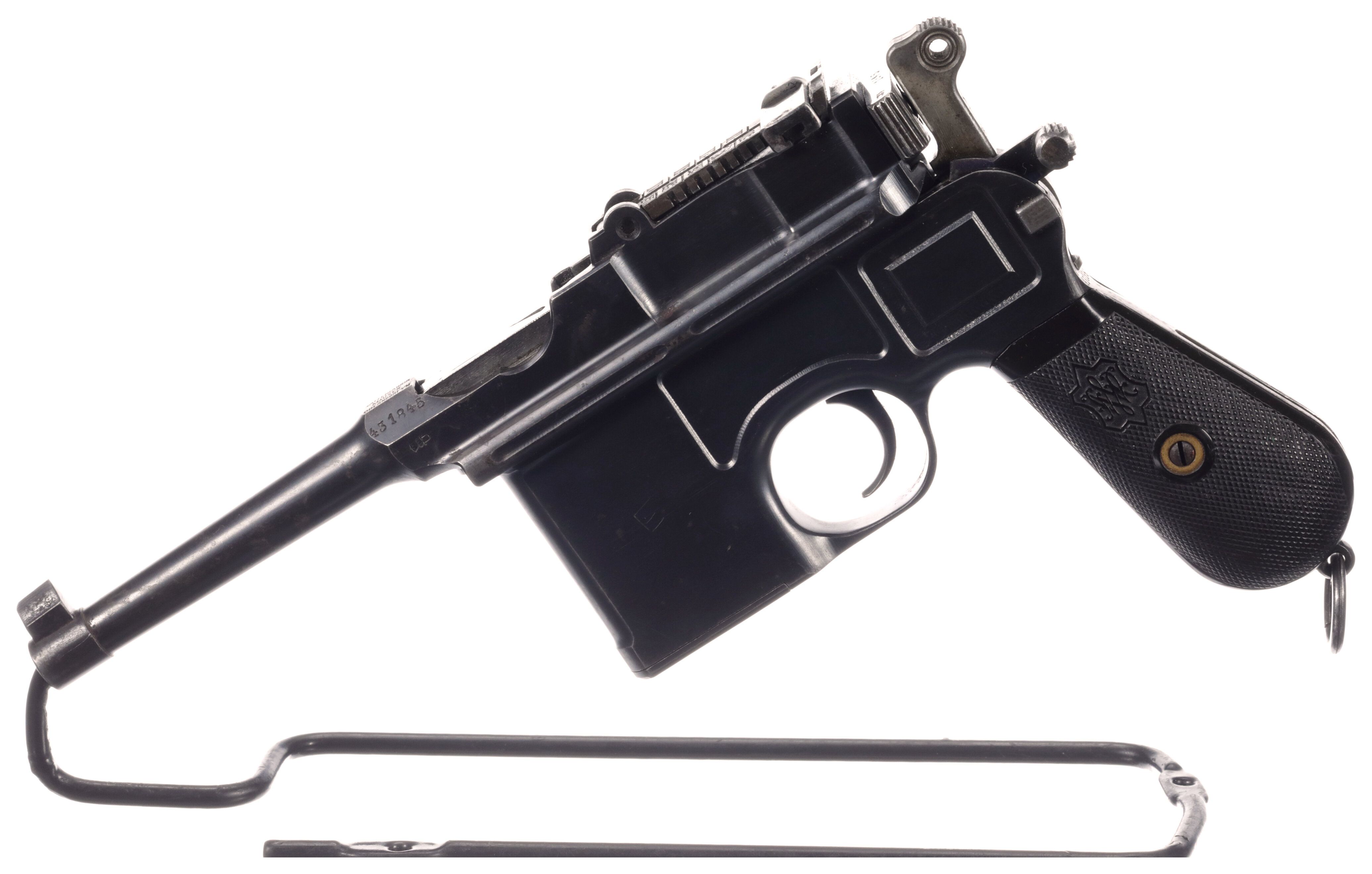 German Mauser C96 Broomhandle Semi-Automatic Pistol | Rock Island Auction