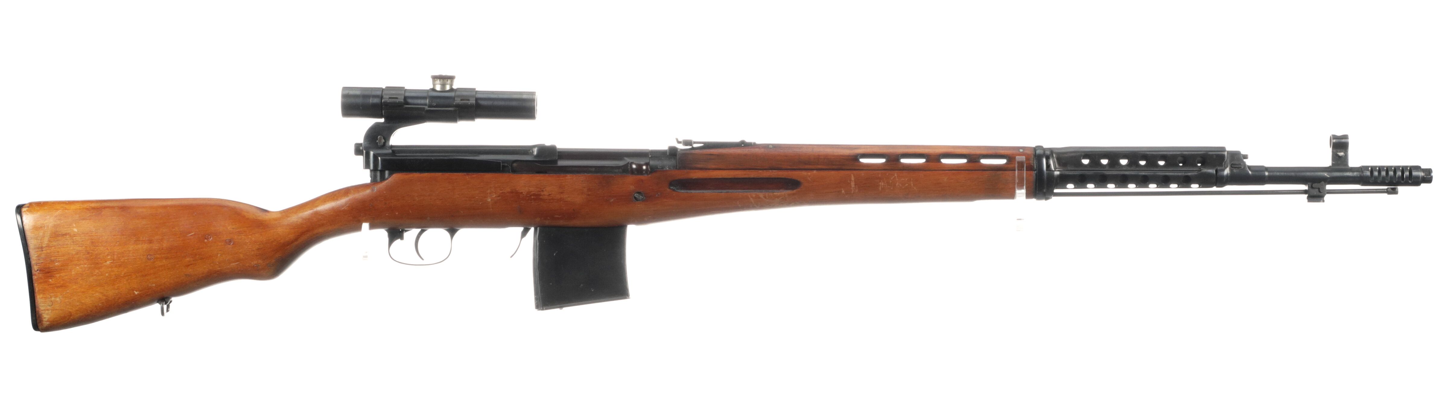 Soviet Tula Arsenal SVT-40 Semi-Automatic Rifle with Scope | Rock ...