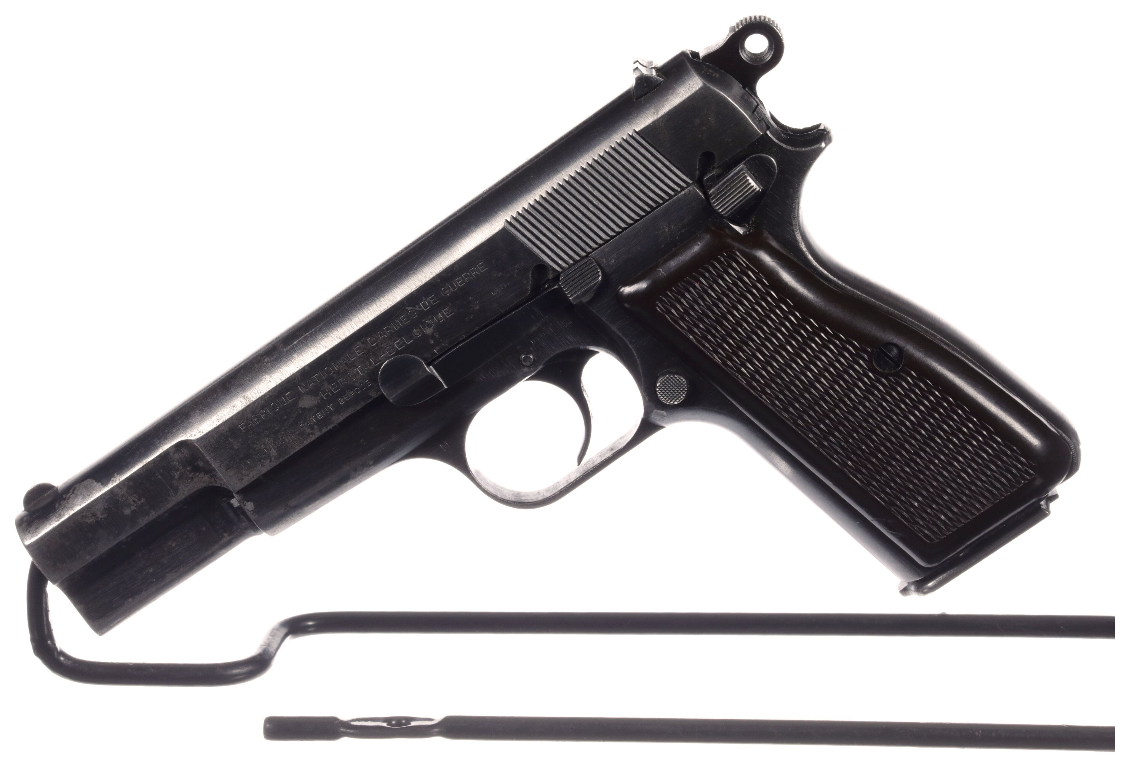 German Occupation Fabrique Nationale High-Power Pistol | Rock Island ...