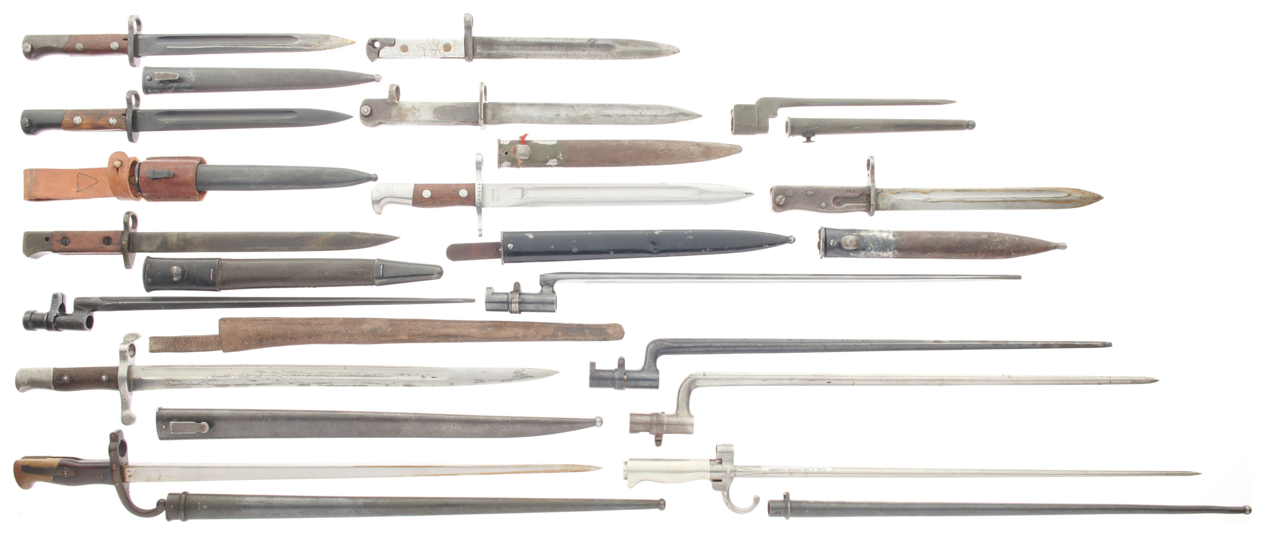 Large Grouping of Primarily European Military Bayonets | Rock Island ...