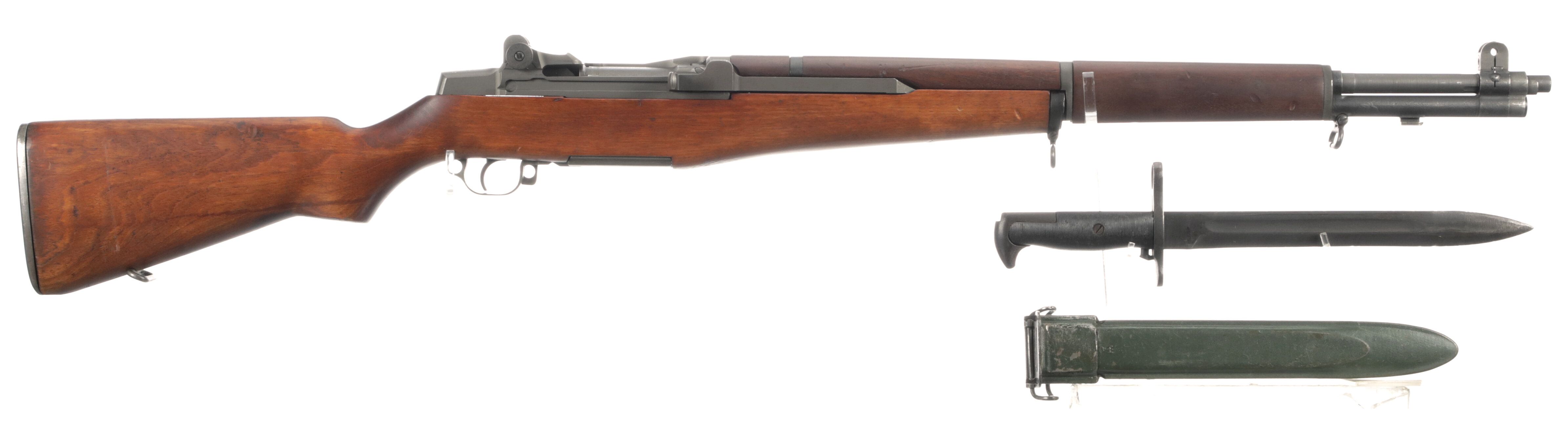 U.S. Springfield Armory M1 Garand Rifle with Bayonet | Rock Island Auction