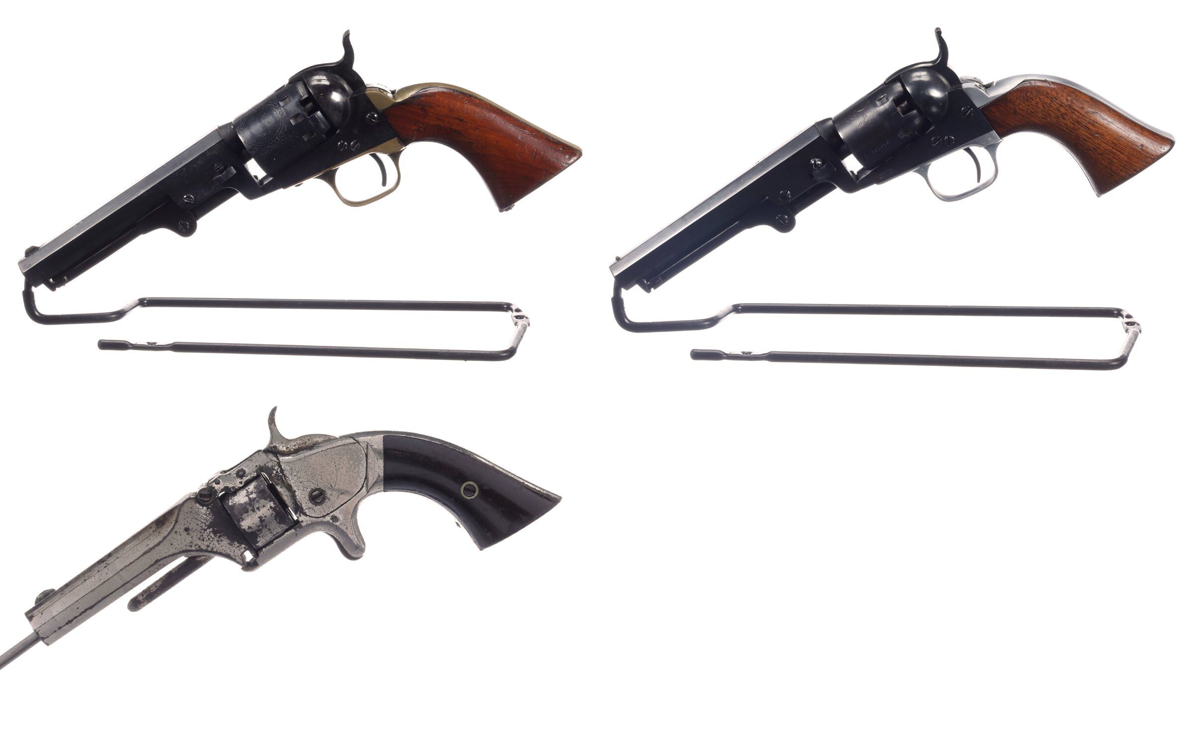 Three Antique American Revolvers | Rock Island Auction