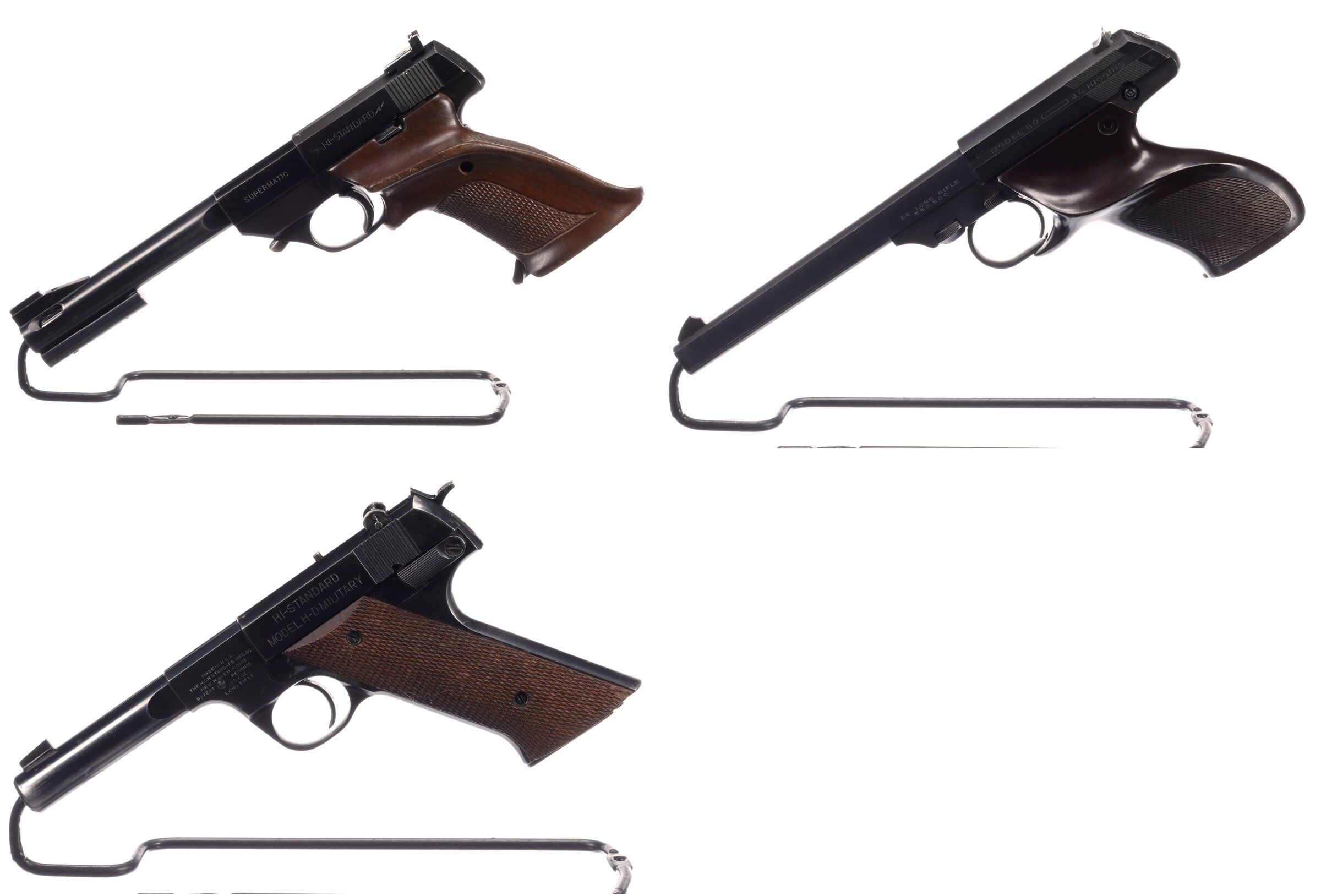 Three Semi-Automatic Rimfire Target Pistols | Rock Island Auction