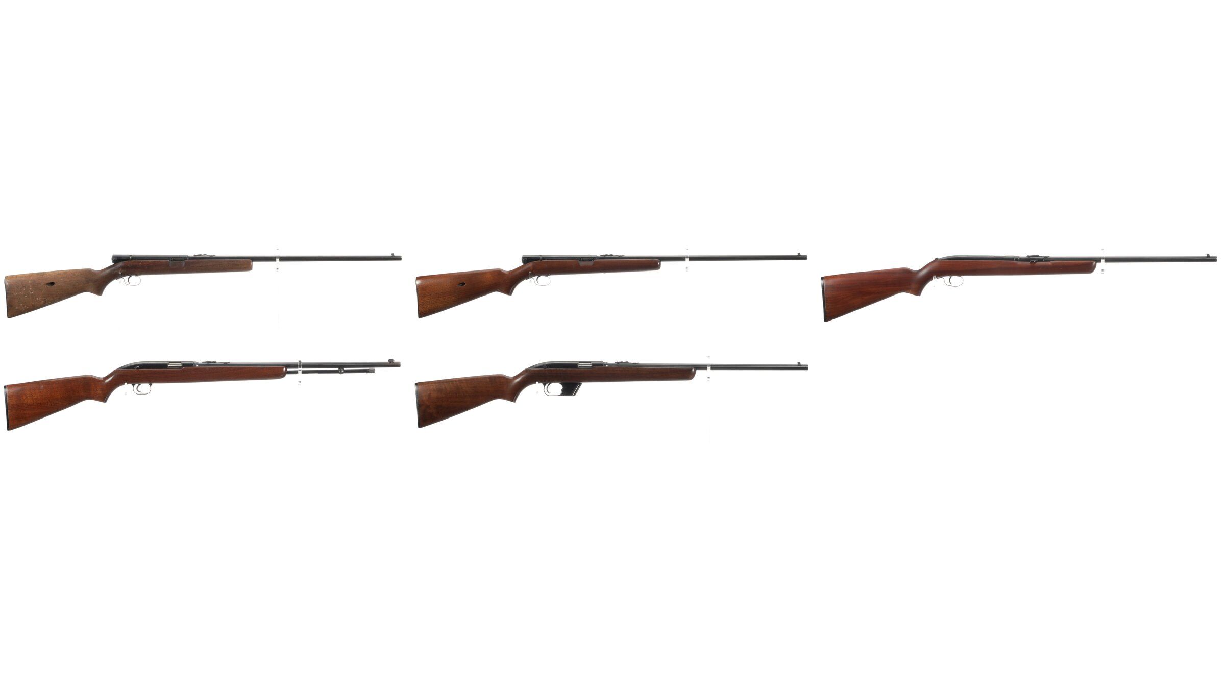 Five Winchester .22 Caliber Rifles | Rock Island Auction