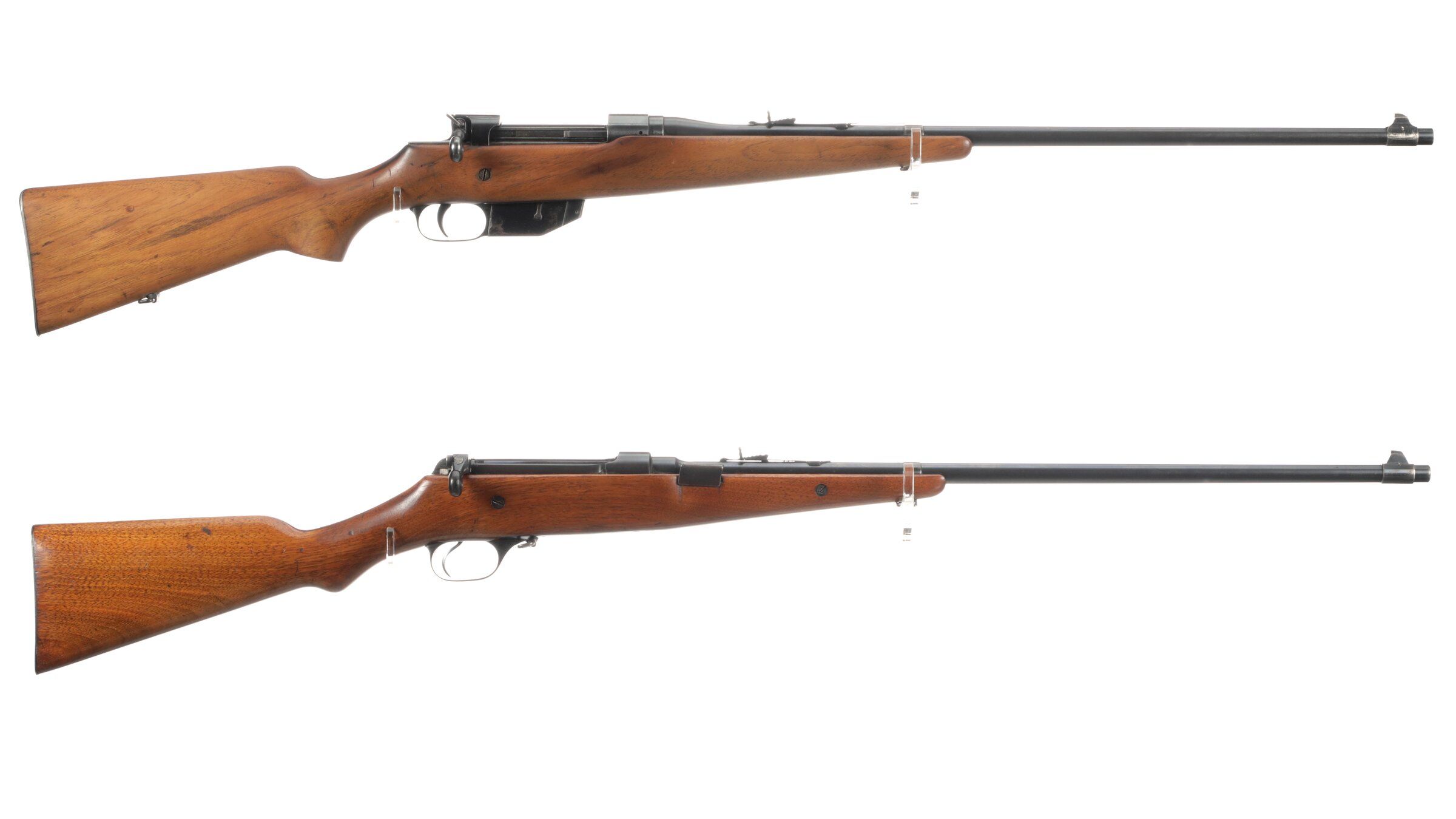 Two Ross Straight Pull Bolt Action Sporter Rifles | Rock Island Auction