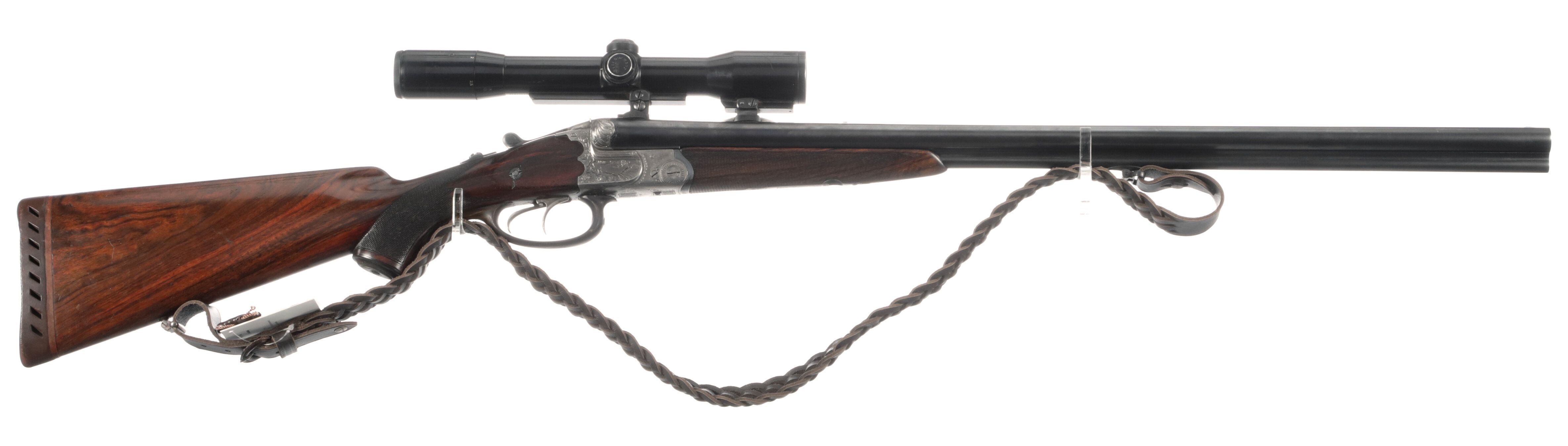 Factory Game Scene Engraved German Drilling with Scope | Rock Island ...