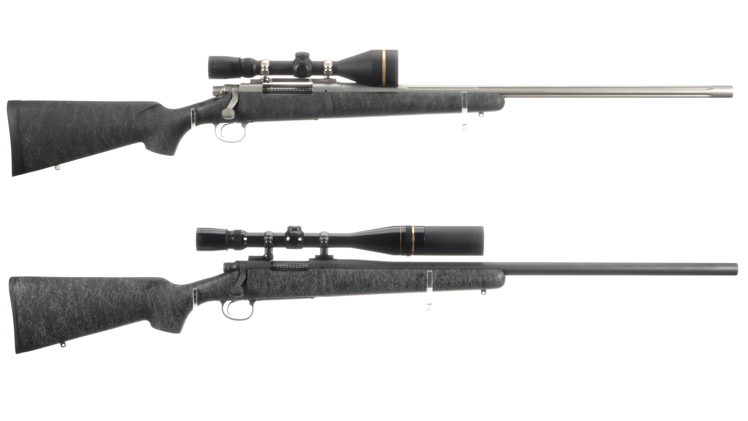 Two Remington Model 700 Bolt Action Rifles with Scopes | Rock Island ...