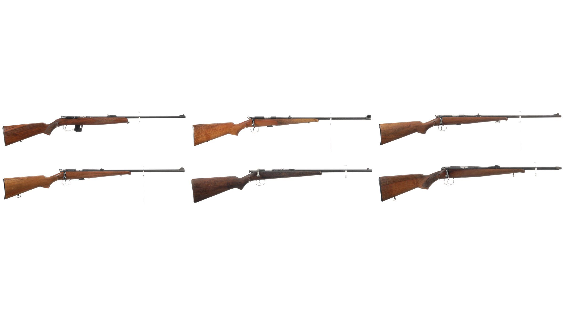 Six Czech .22 Caliber Bolt Action Target Rifles | Rock Island Auction