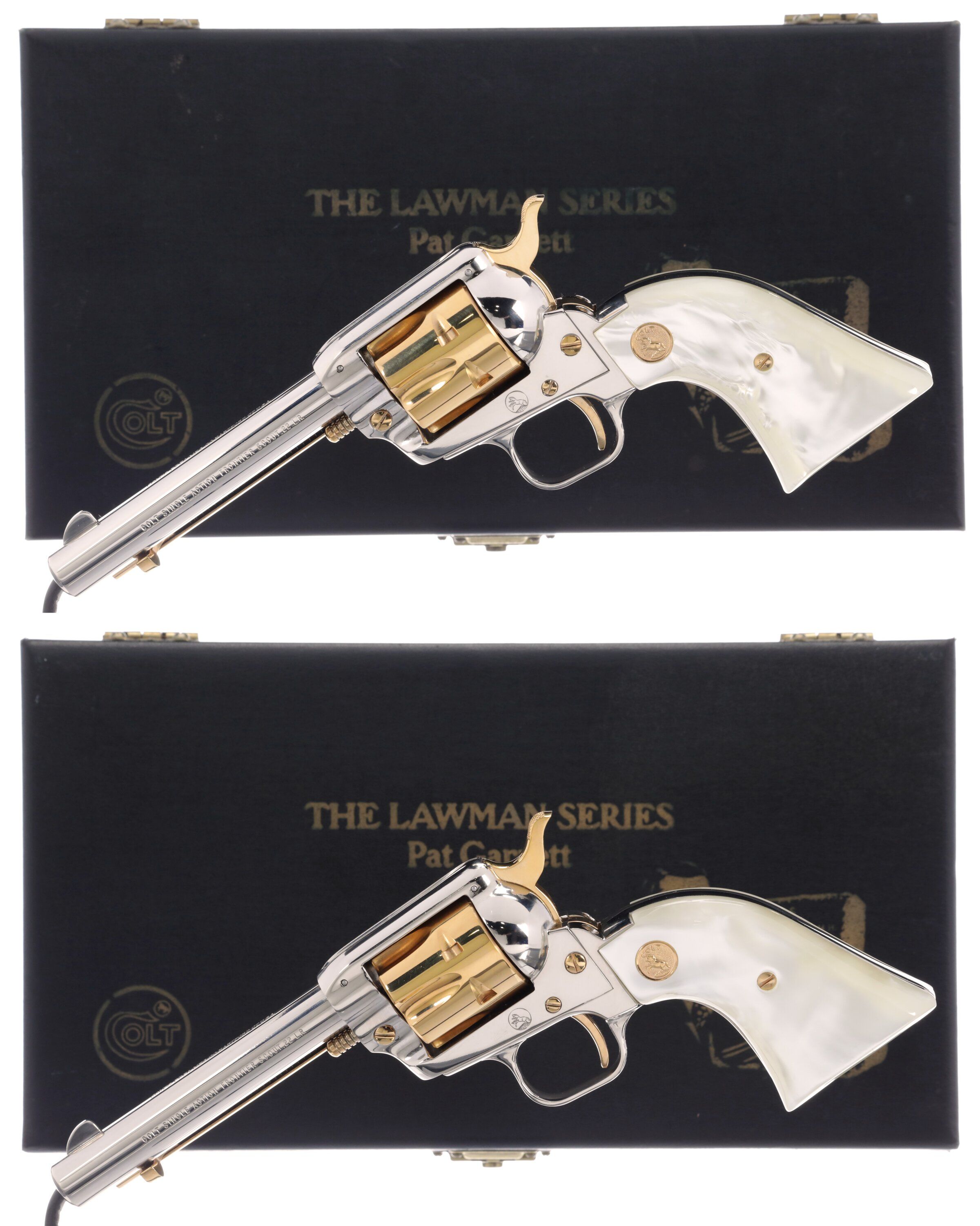 Two Colt Frontier Scout Pat Garrett Commemorative Revolvers | Rock ...