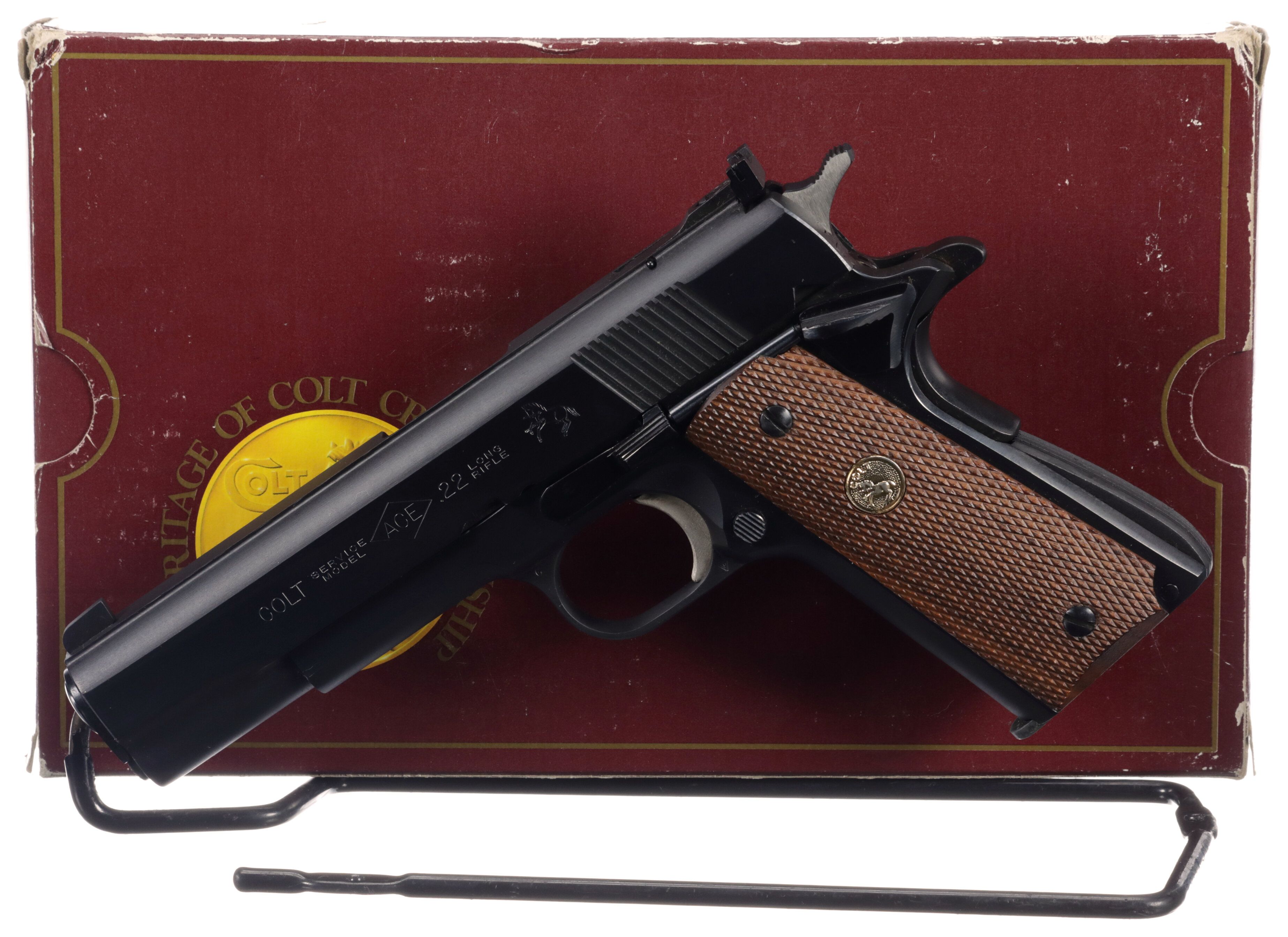 Colt Service Model Ace Semi-Automatic Pistol with Box | Rock Island Auction