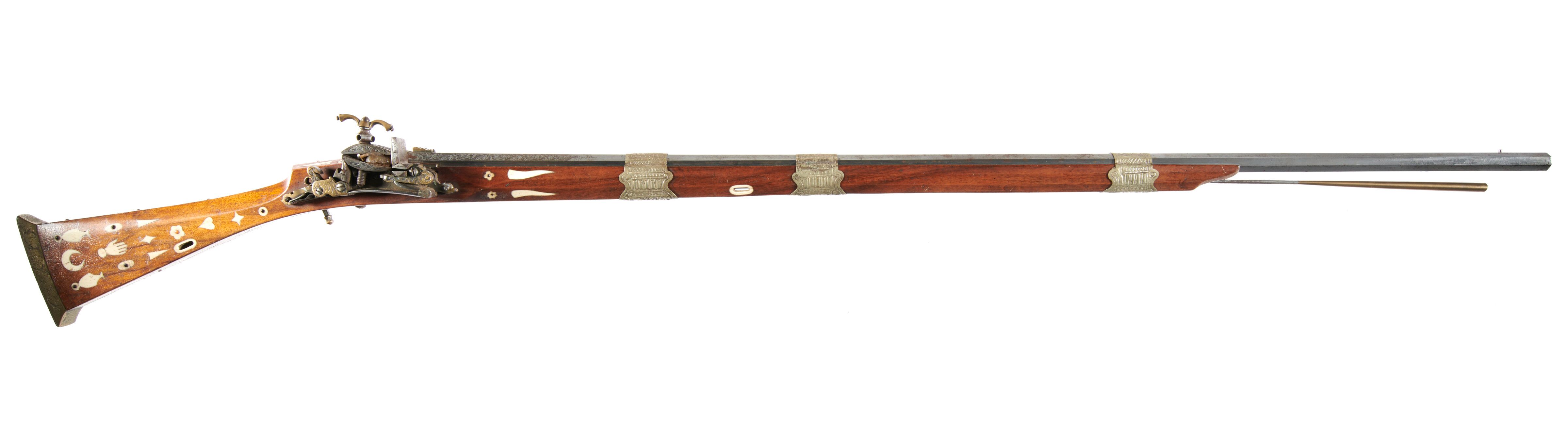 Engraved North African Kabyle Style Snaphaunce Musket | Rock Island Auction