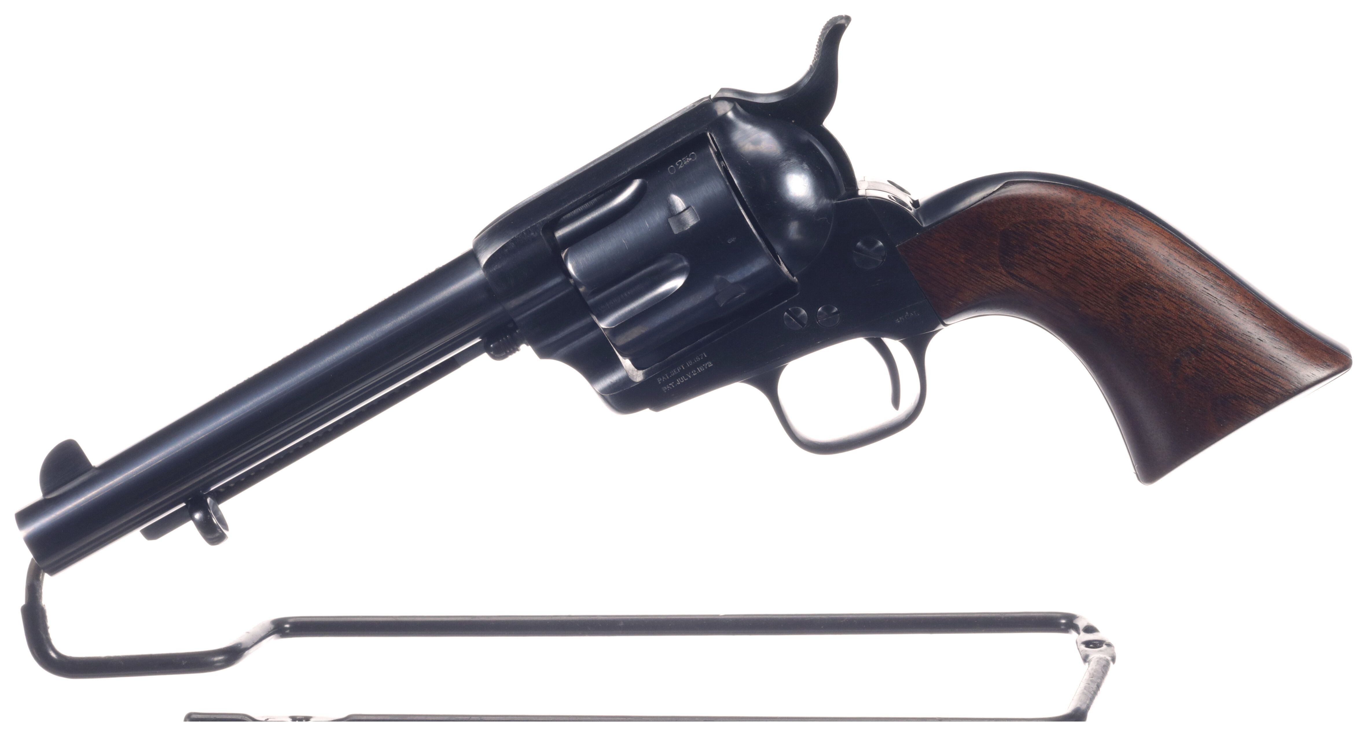 Antique Colt Single Action Army Revolver with Factory Letter | Rock ...