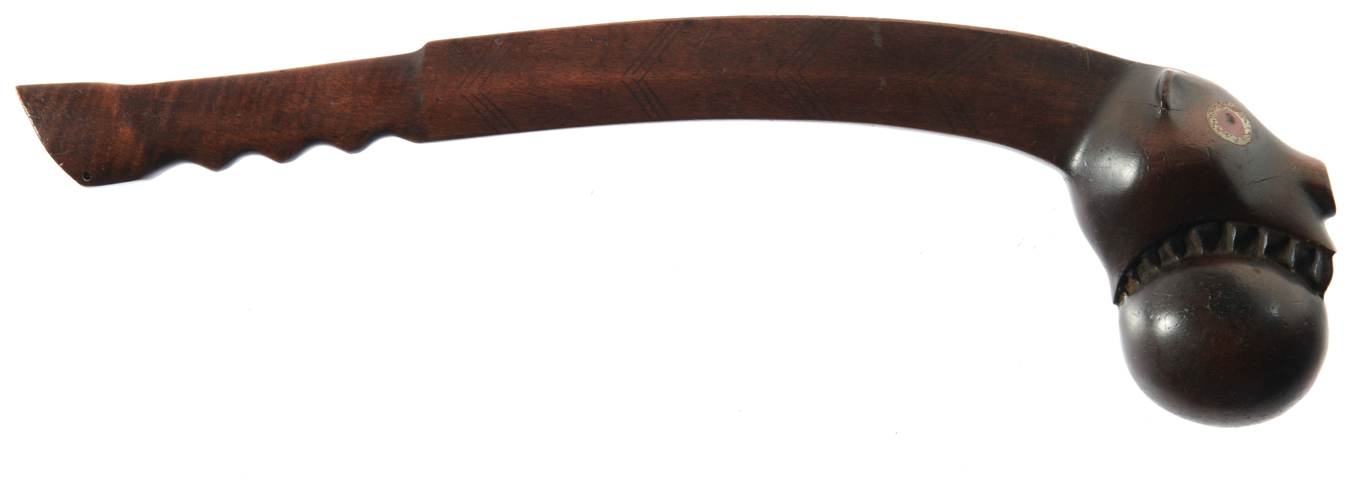 Attractive Native American Style Ball Head War Club | Rock Island Auction