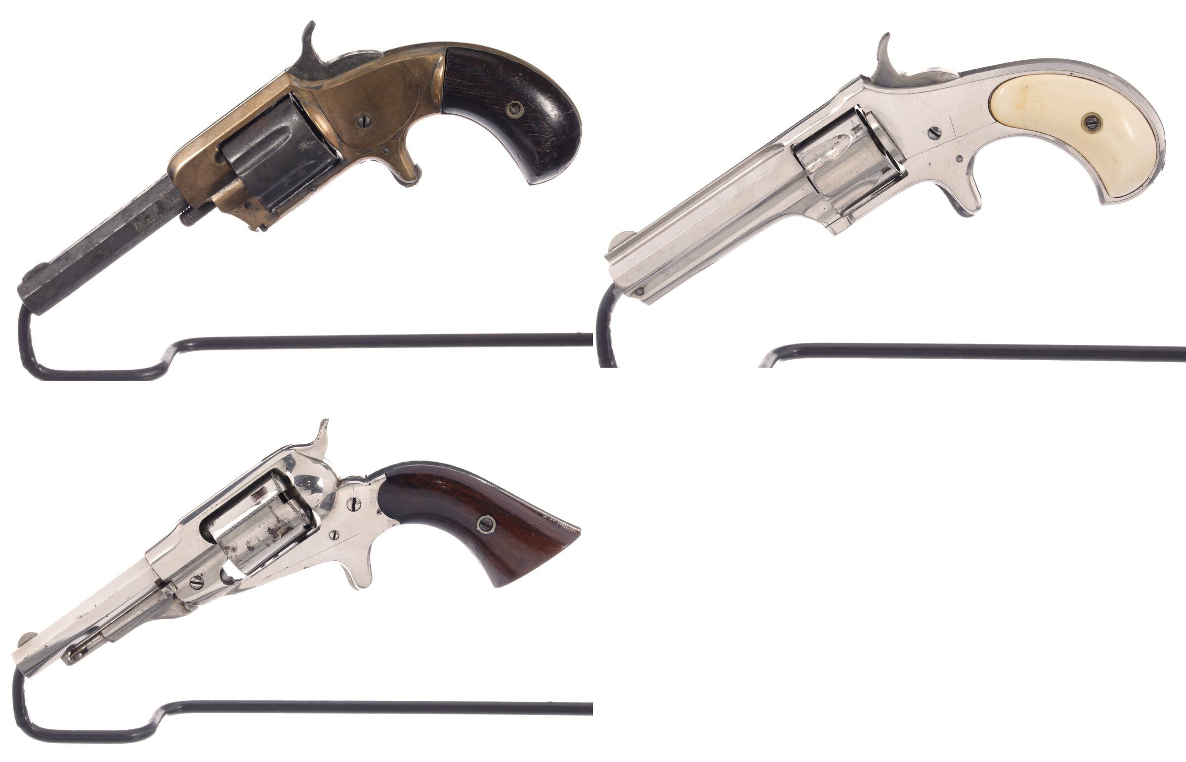 Three Antique American Spur Trigger Revolvers | Rock Island Auction