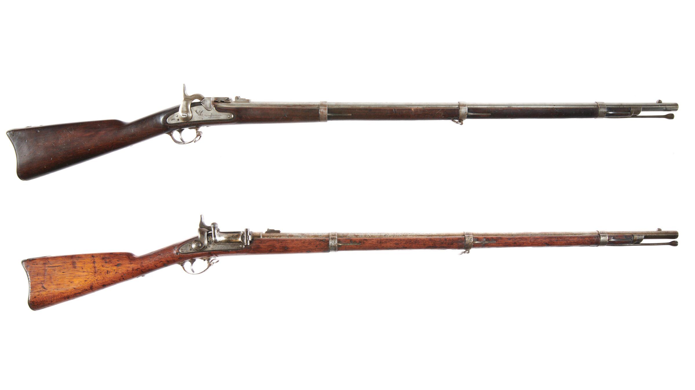 Two U.S. Model 1861 Breech Loading Conversion Rifles | Rock Island Auction