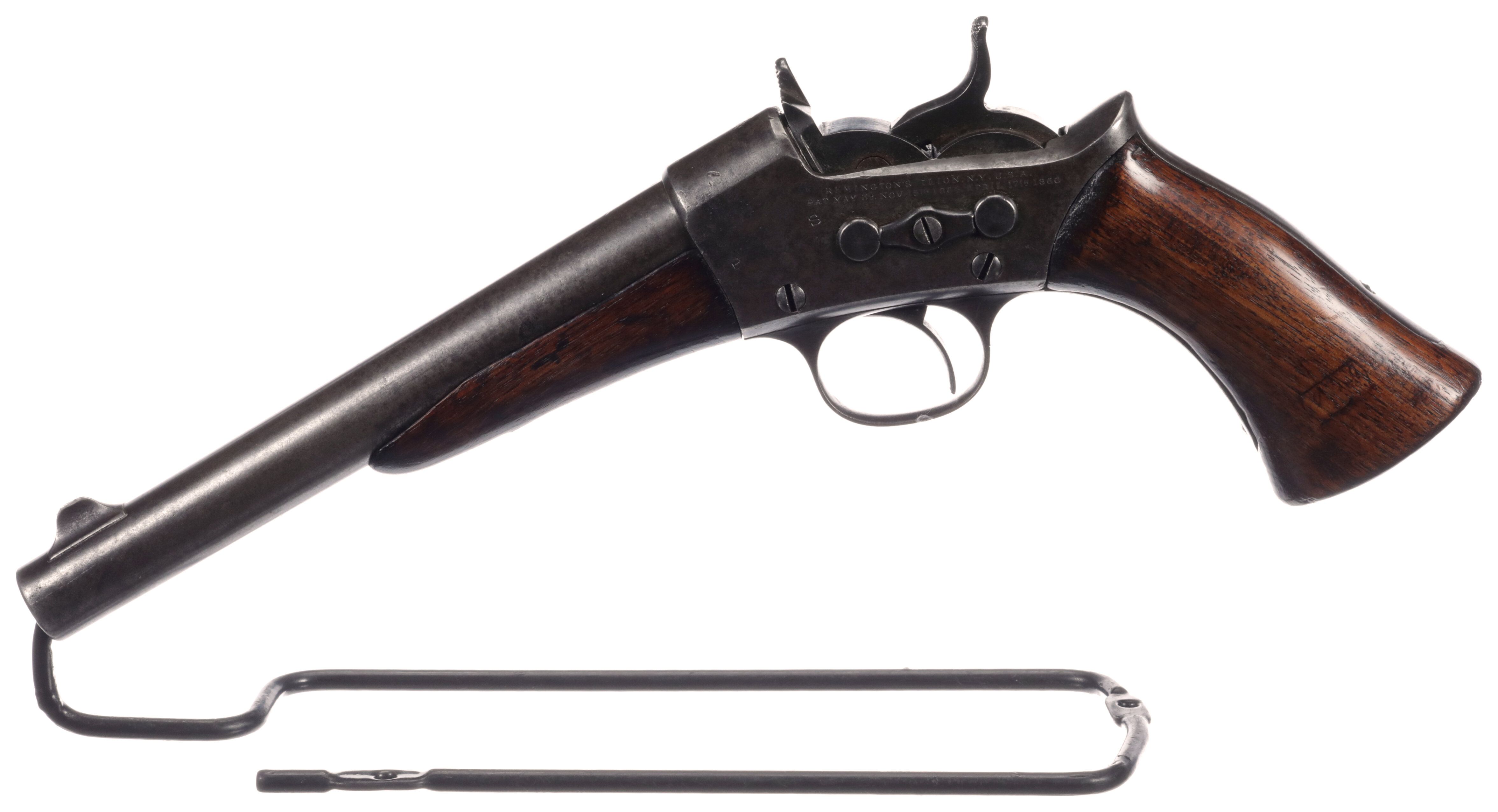 U.S. Remington Army Model 1871 Rolling Block Pistol | Rock Island Auction