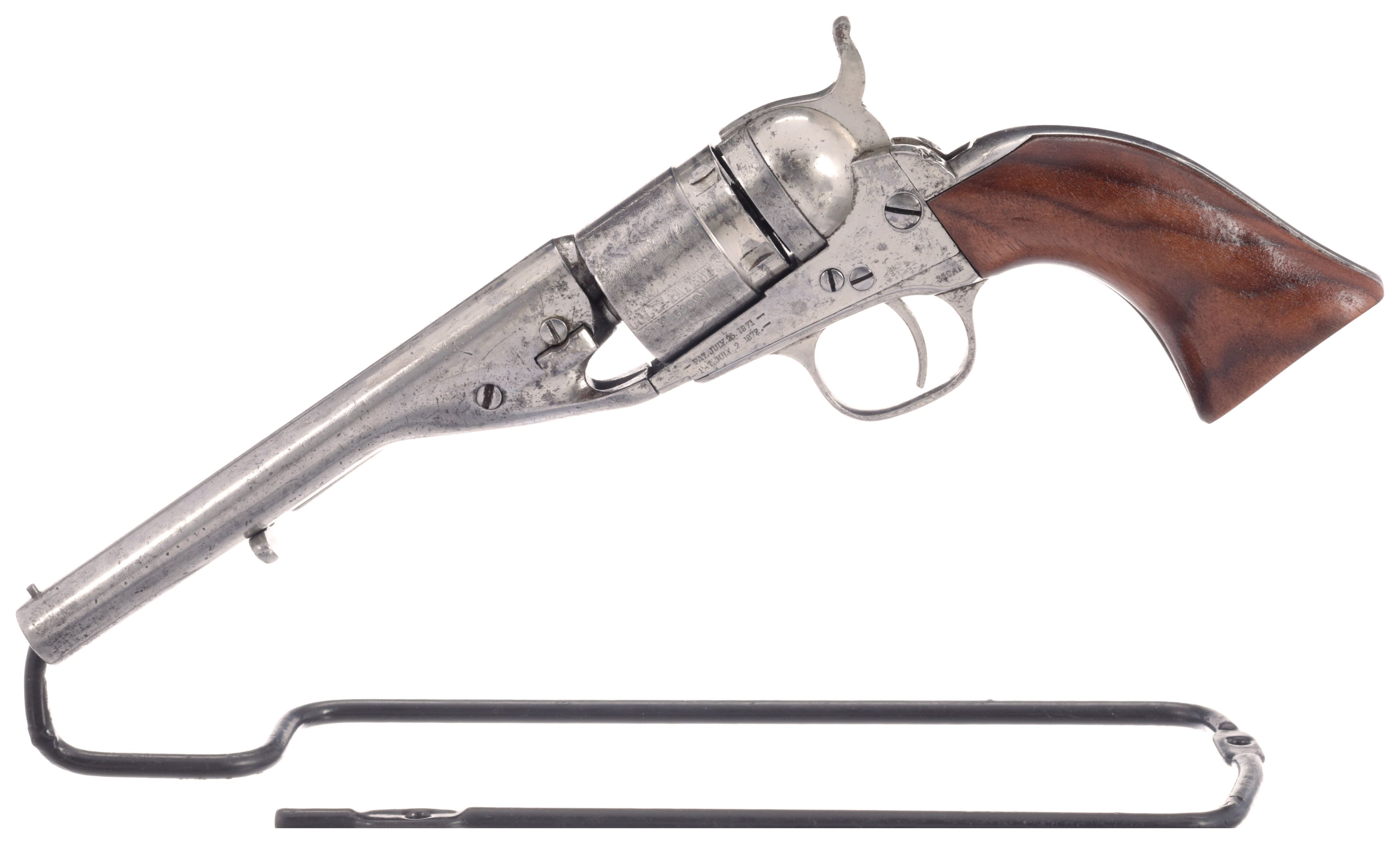 London Address Colt Round Barrel Pocket Navy with Ejector | Rock Island ...