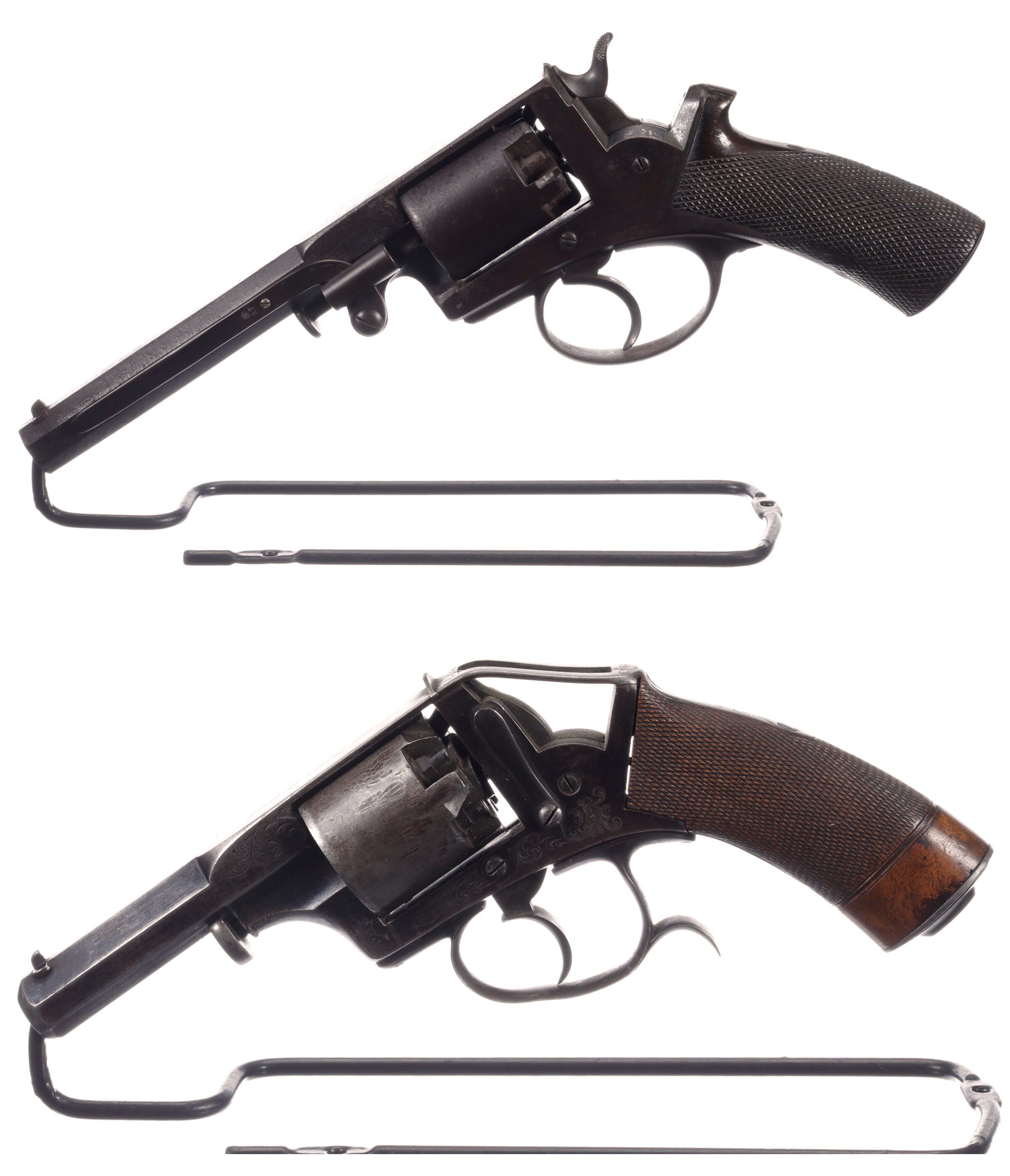 Two Adams Double Action Percussion Revolvers | Rock Island Auction
