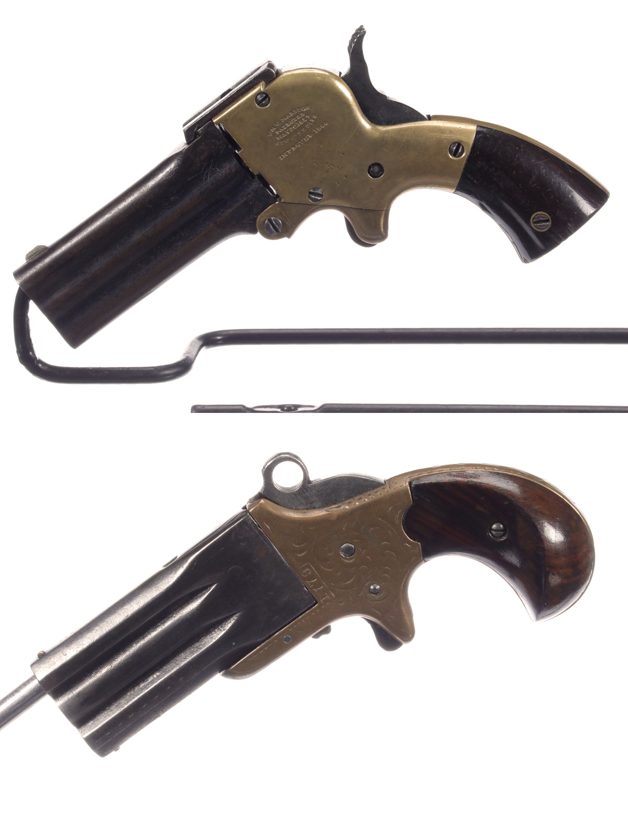 Two Antique American Multi-Barrel Derringers | Rock Island Auction