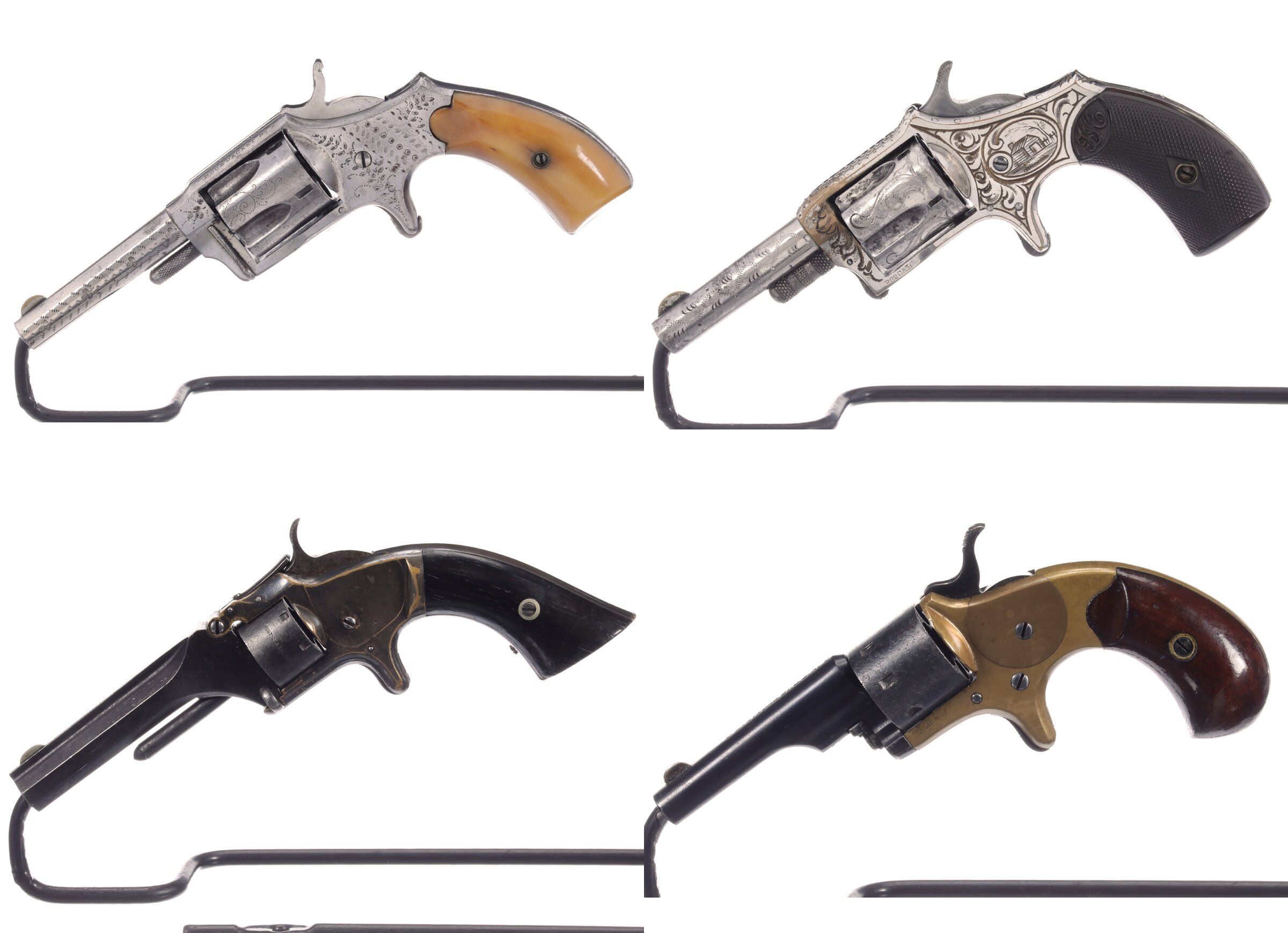 Four Antique American Spur Trigger Revolvers | Rock Island Auction