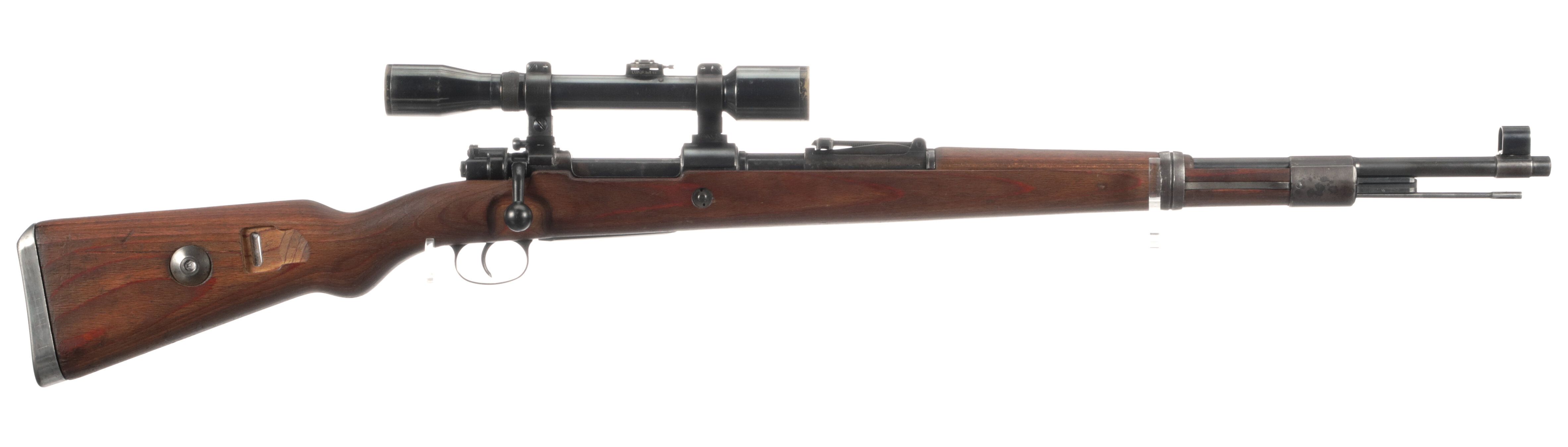 German Model 98 Bolt Action Sniper Style Rifle with Scope | Rock Island ...