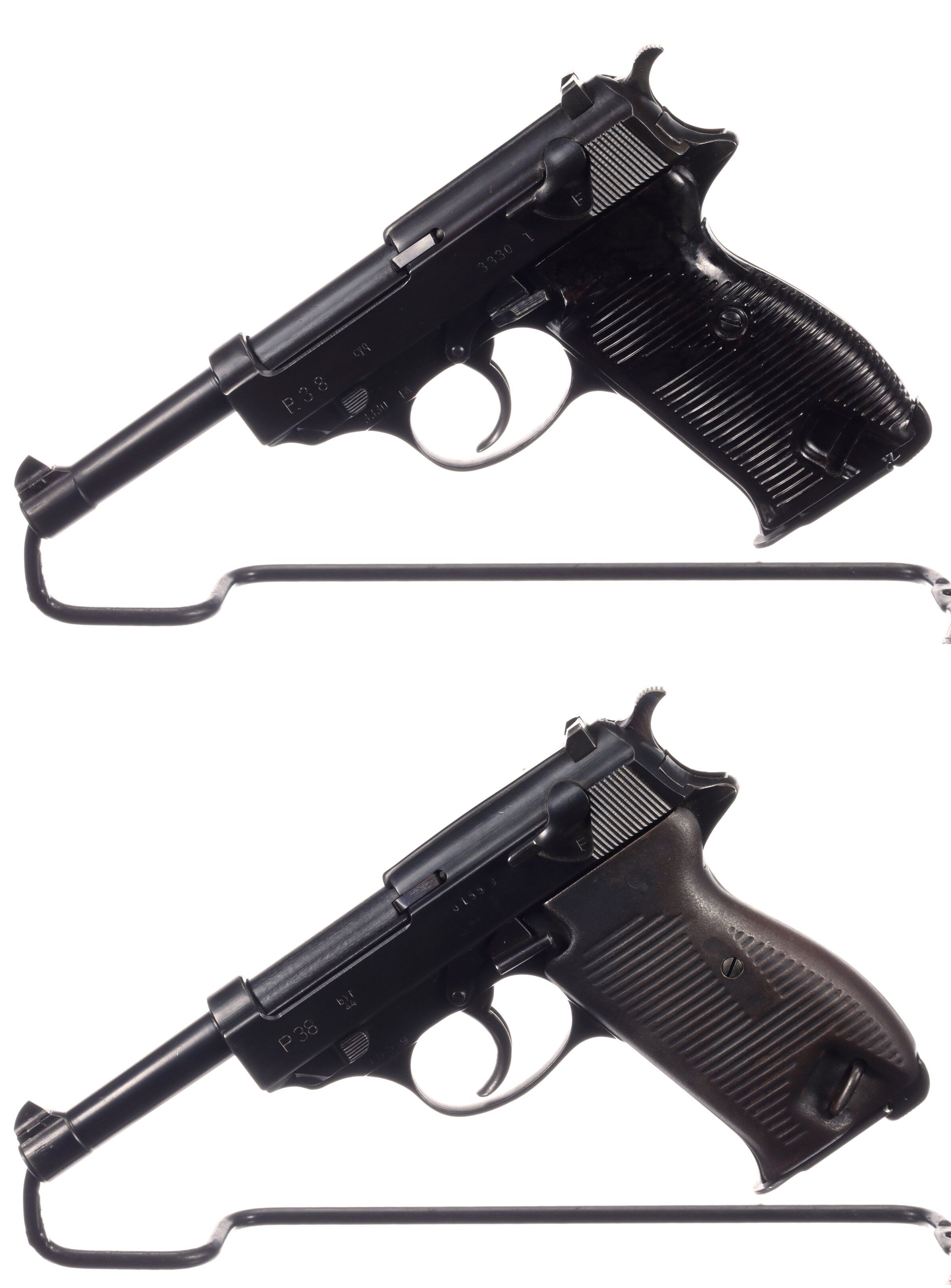 Two World War II Era Walther P.38 Semi-Automatic Pistols | Rock Island ...