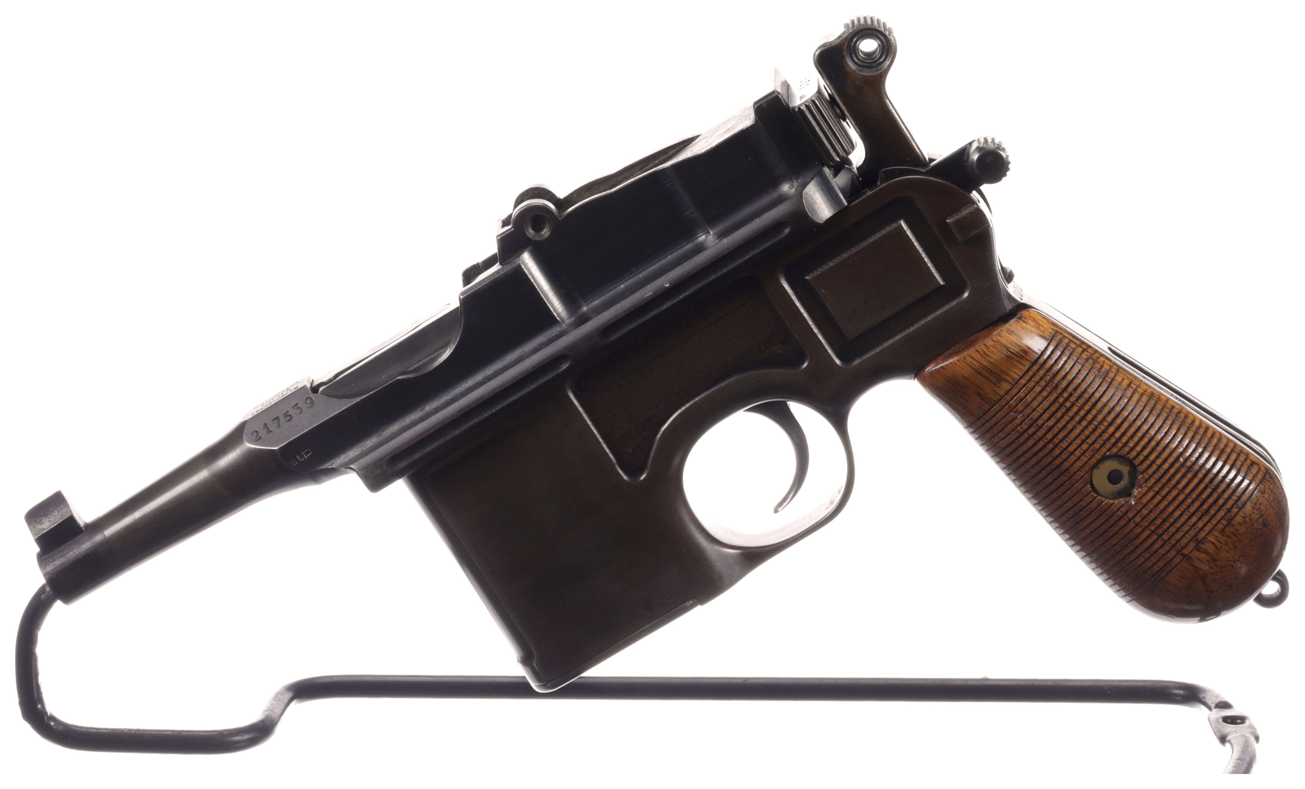 German Mauser C96 Broomhandle Semi-Automatic Pistol | Rock Island Auction