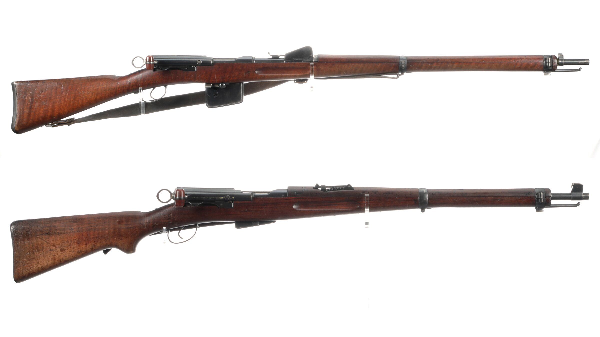 Two Swiss Straight Pull Bolt Action Rifles | Rock Island Auction