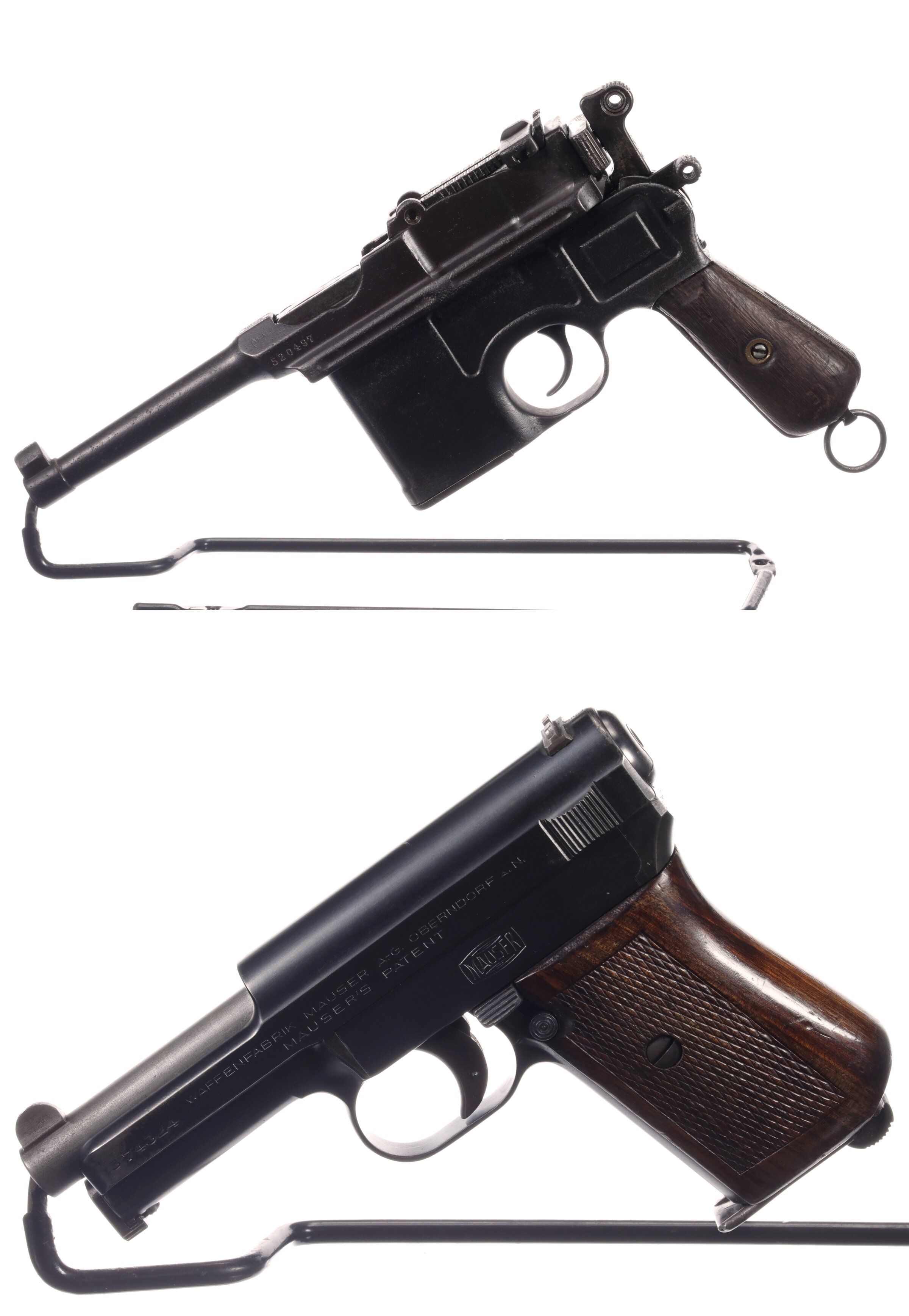 Two German Mauser Semi-Automatic Pistols | Rock Island Auction