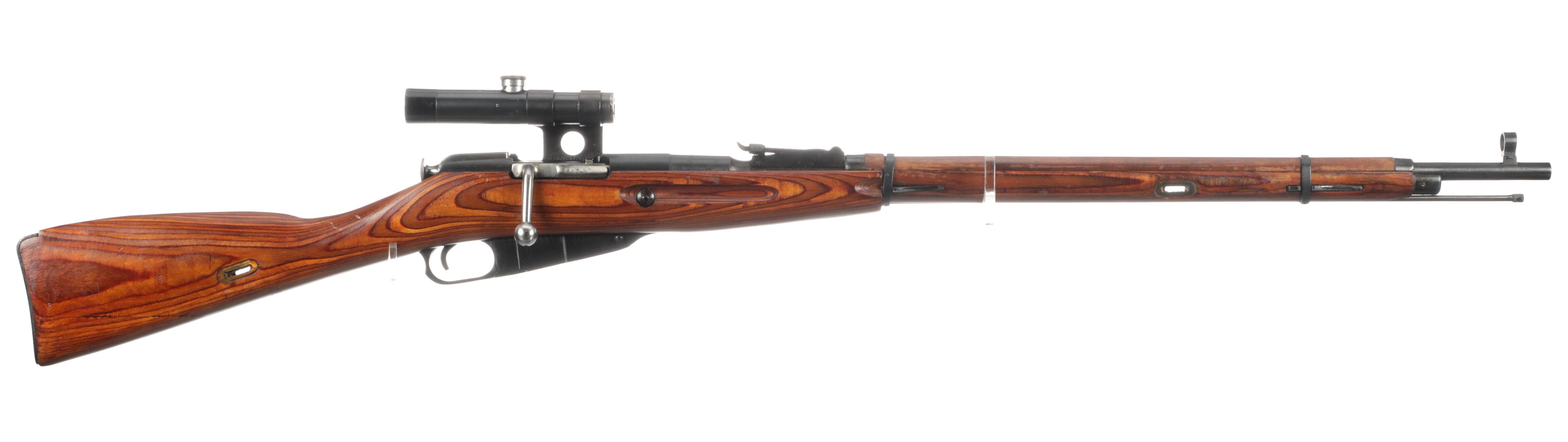 Soviet Izhevsk Arsenal Model 91/30 PU Sniper Rifle with Scope | Rock ...