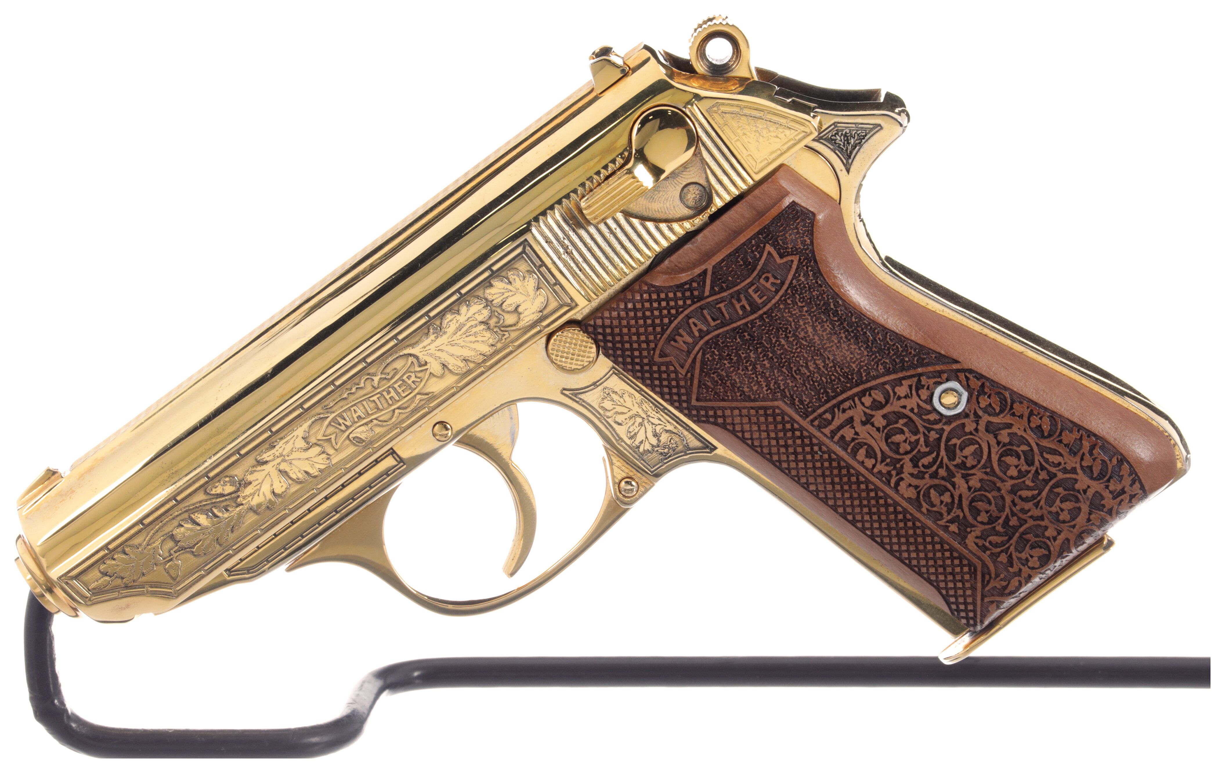 Gold Plated and Engraved Walther/Manurhin PPKS Pistol | Rock Island Auction