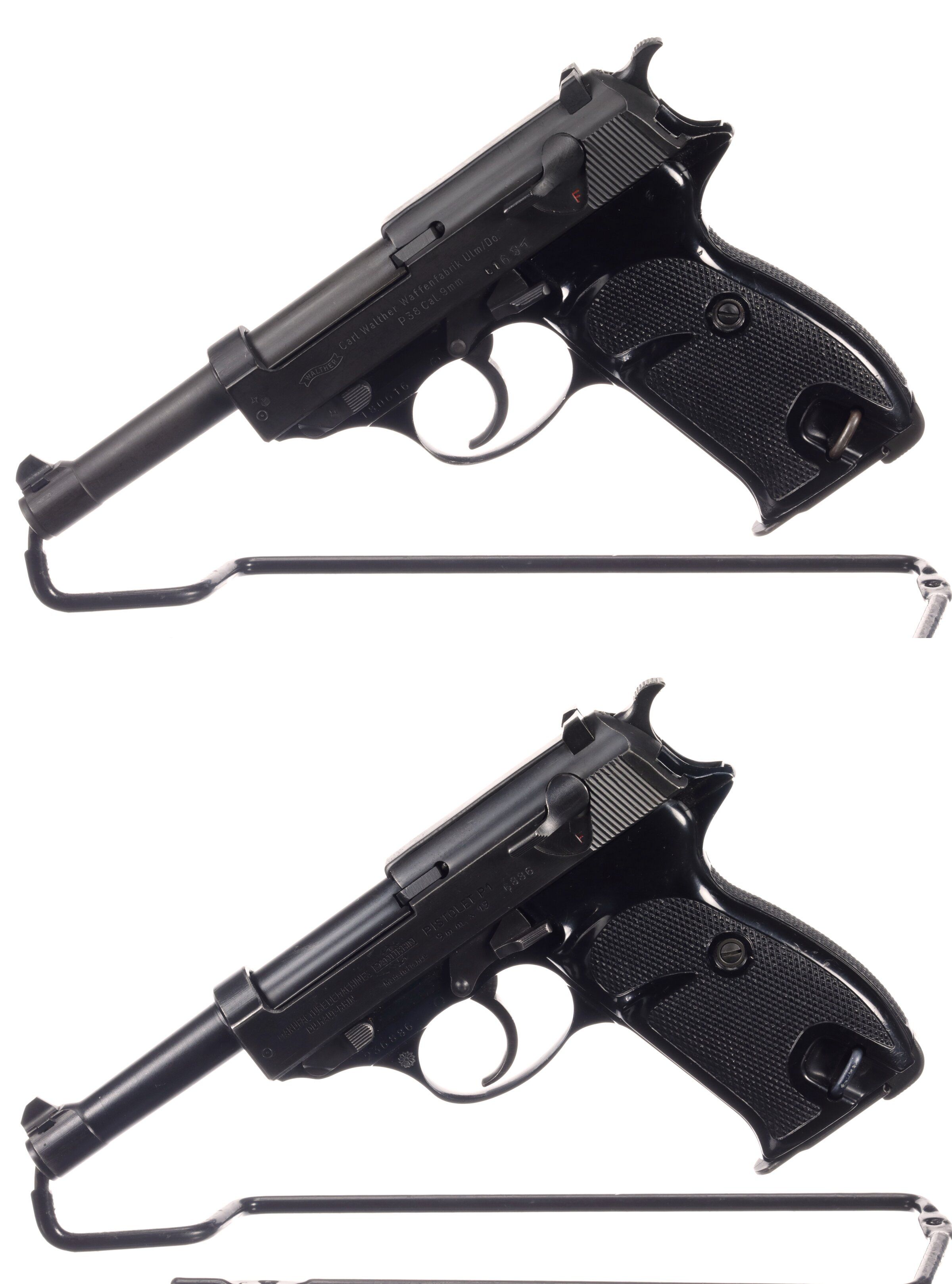 Two Walther P.38 Pattern Semi-Automatic Pistols | Rock Island Auction