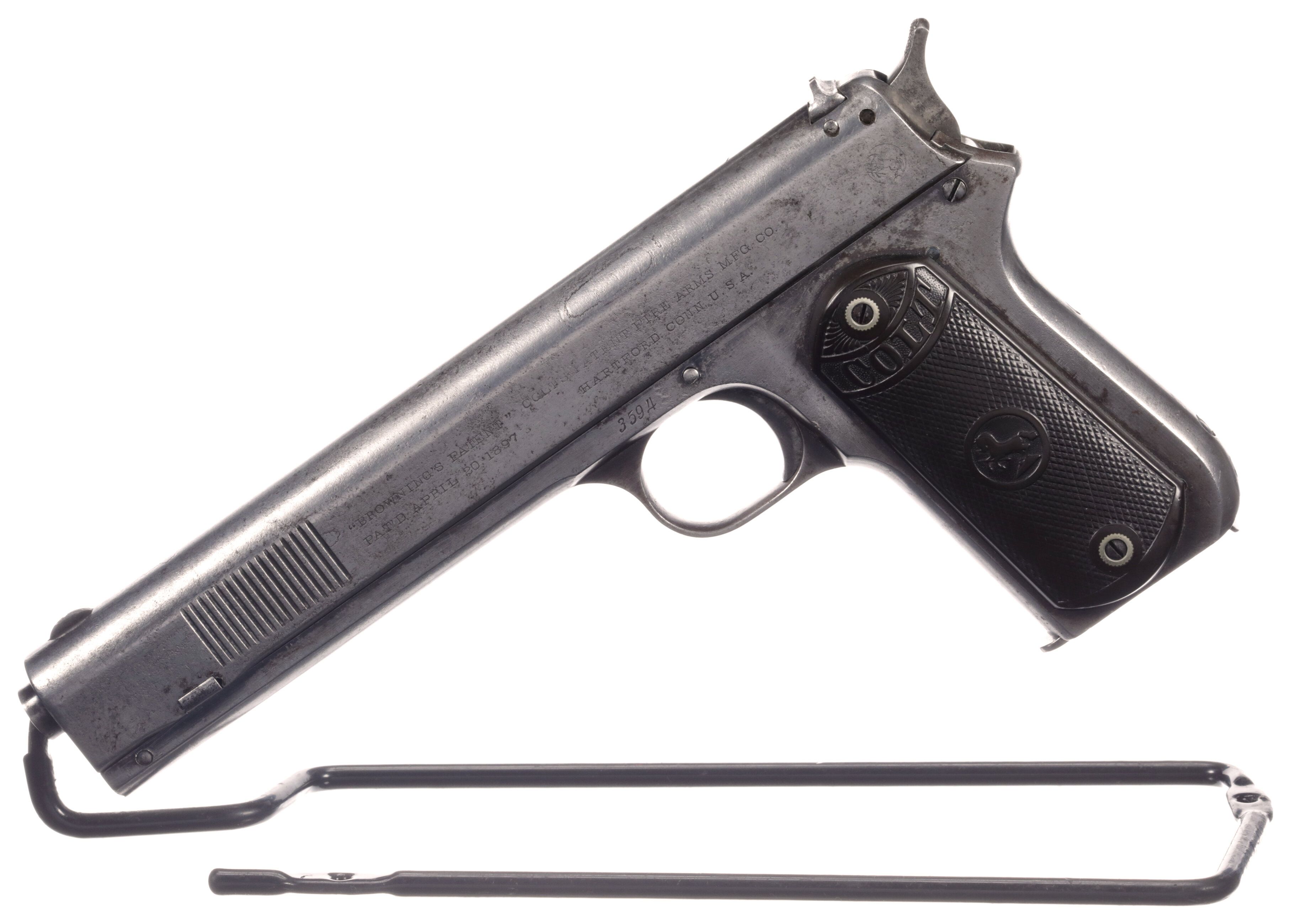 Colt 1900 Pistol with Factory Letter and Furstnow Holster | Rock Island ...