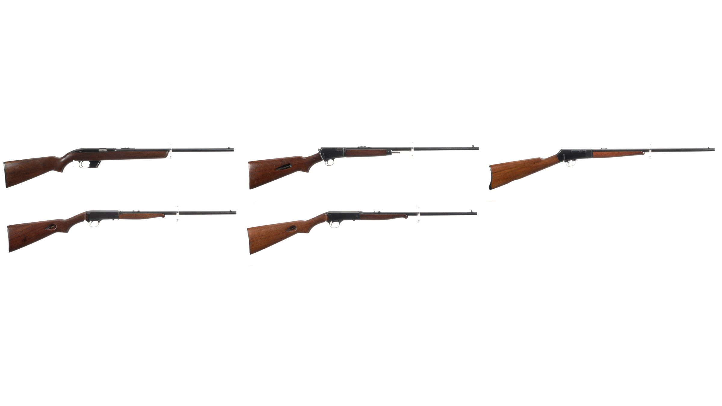 Five American Semi-Automatic Rimfire Rifles | Rock Island Auction