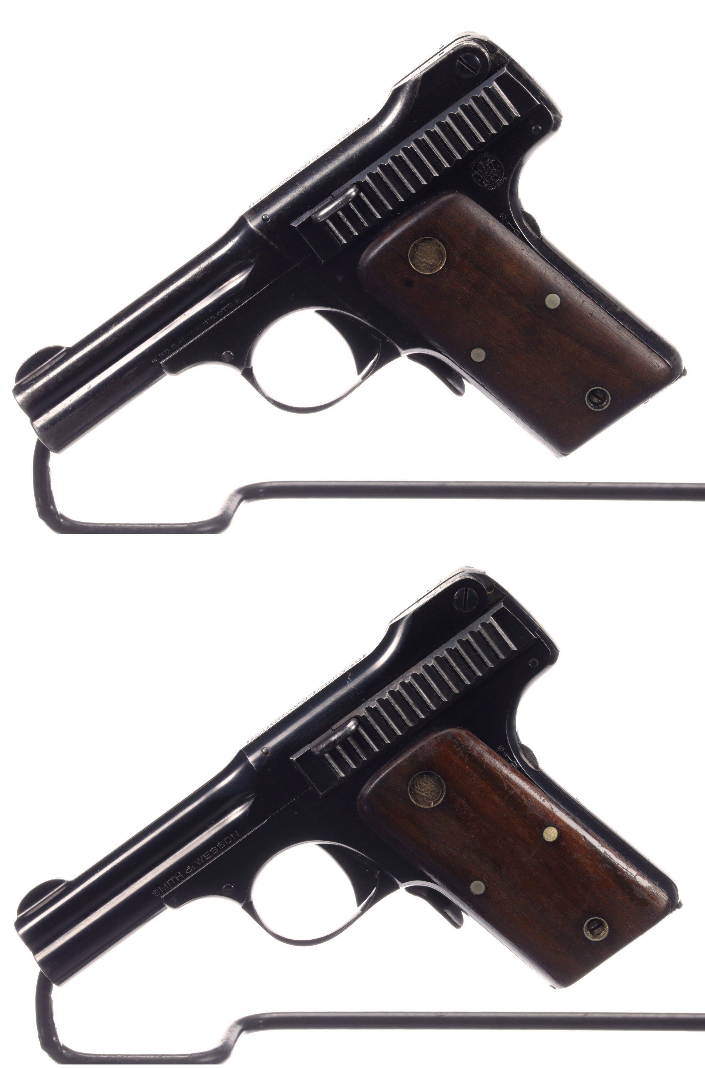 Two Smith & Wesson .35 Automatic Model 1913 Semi-Auto Pistols | Rock ...