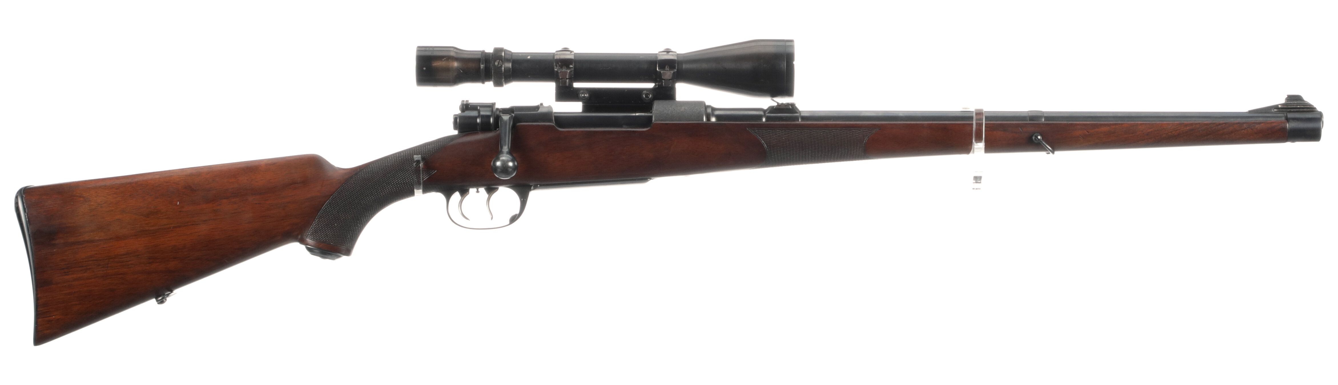 German Model 98 Mannlicher Bolt Action Rifle with Scope | Rock Island ...