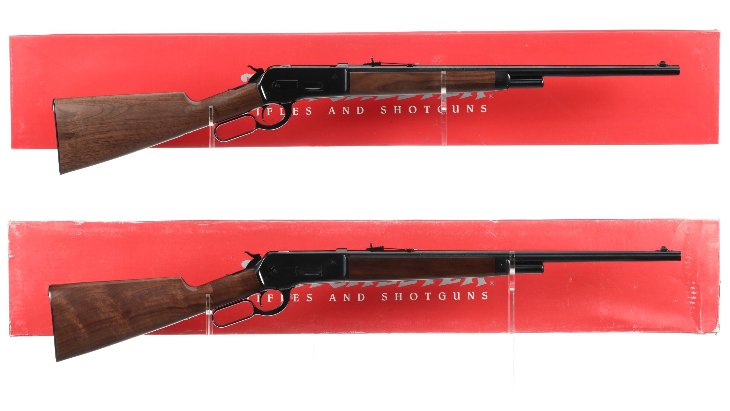 Two Winchester Model 1886 Extra Light Lever Action Rifles | Rock Island ...