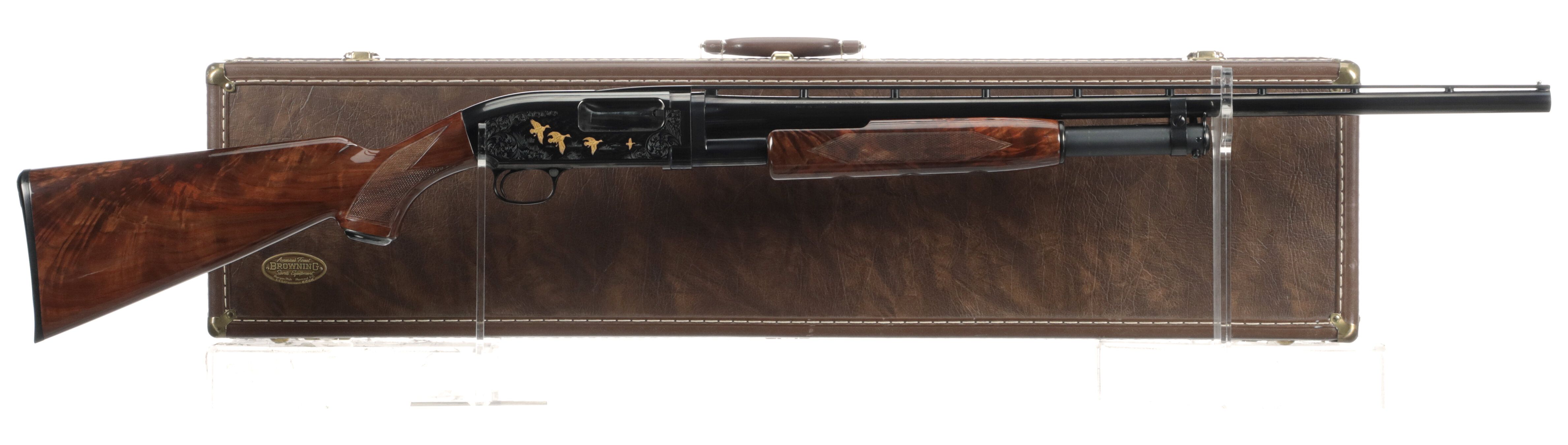 Browning 28 Ga. Model 12 Grade V Slide Action Shotgun with Case | Rock ...