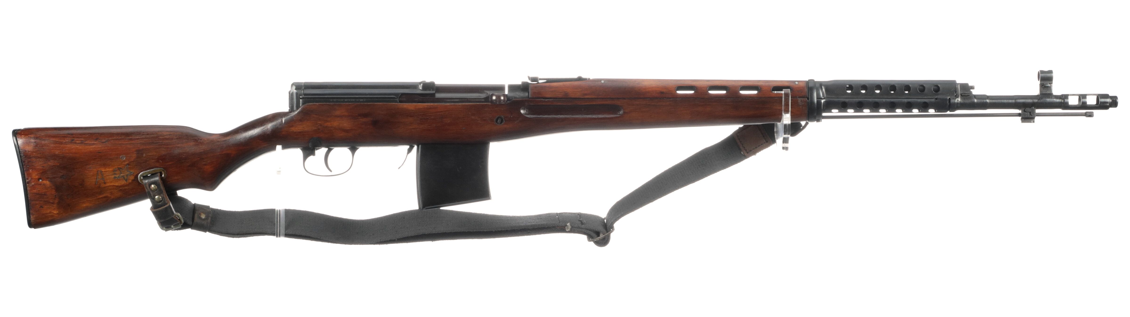 Soviet Izhevsk Model 1940 SVT Tokarev Semi-Automatic Rifle | Rock ...