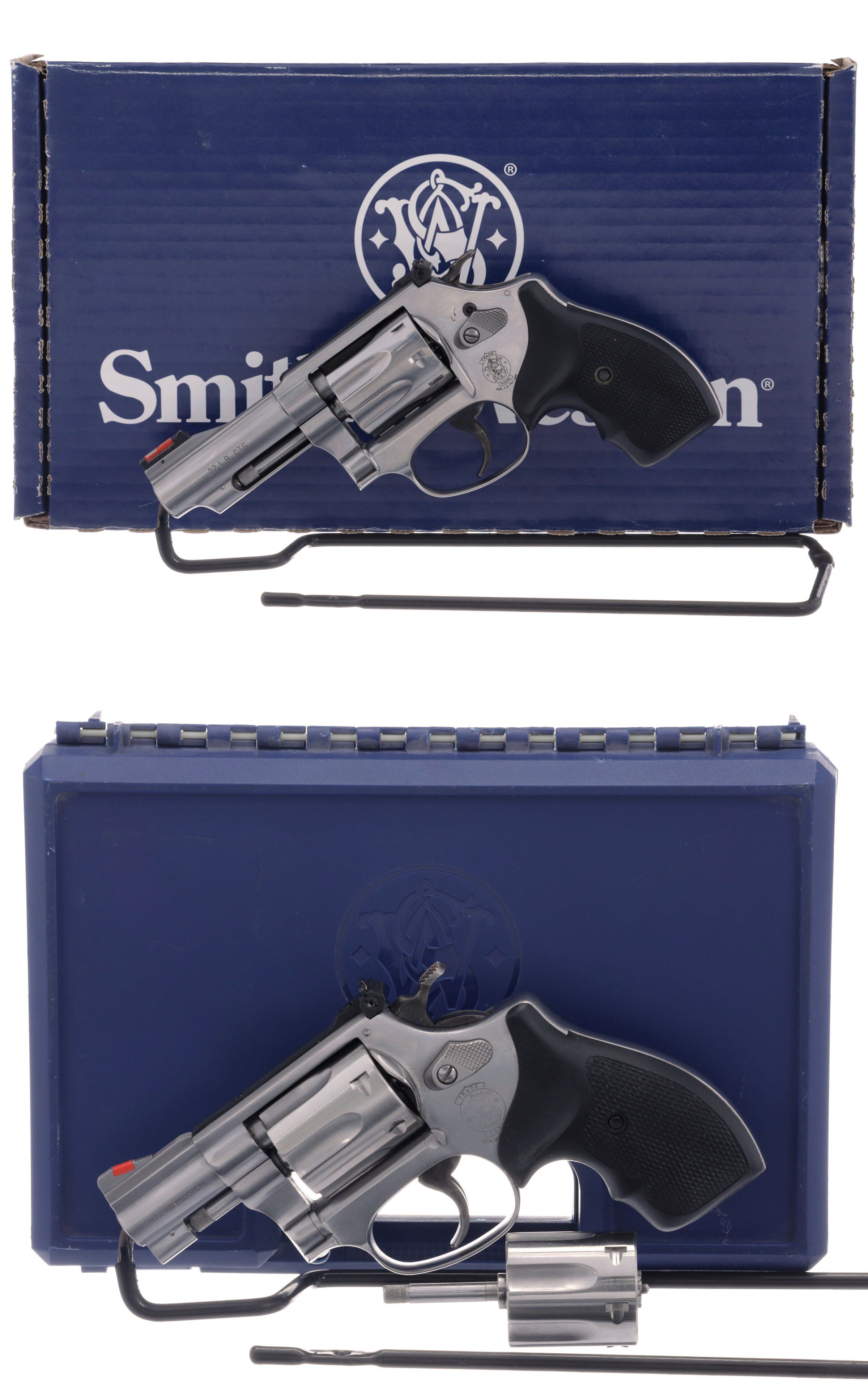 Two Smith & Wesson J-Frame Double Action Rimfire Revolvers | Rock ...
