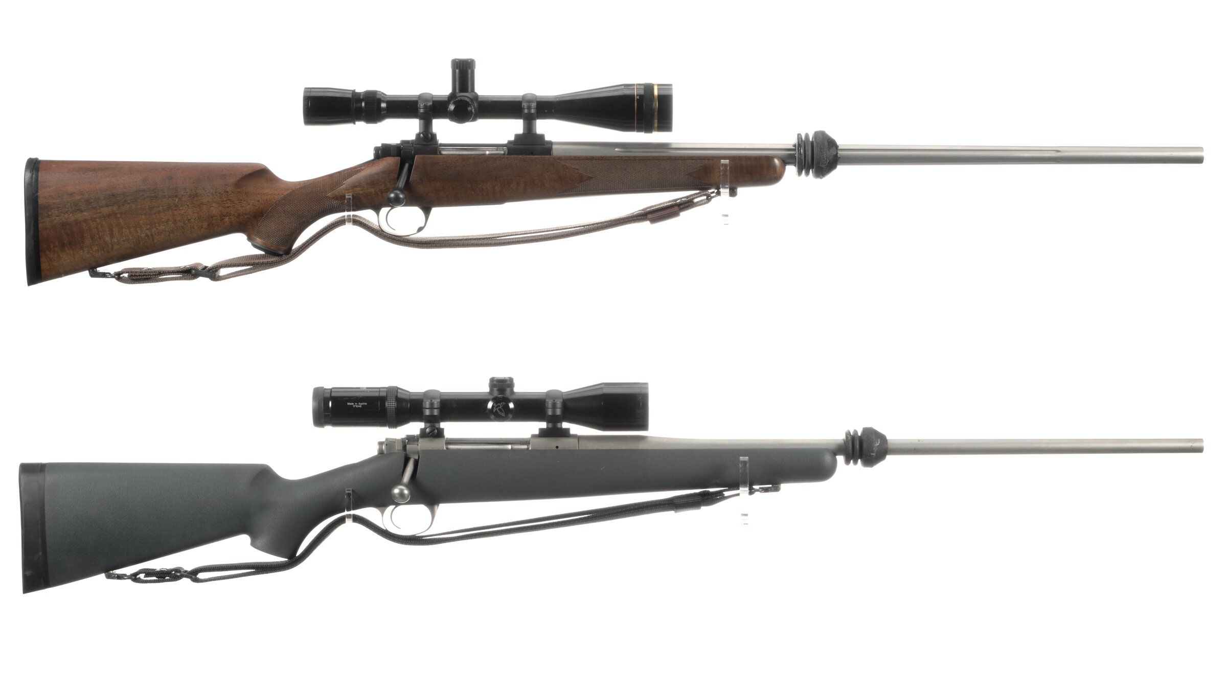 Two Kimber Model 84 Rifles with Scopes | Rock Island Auction