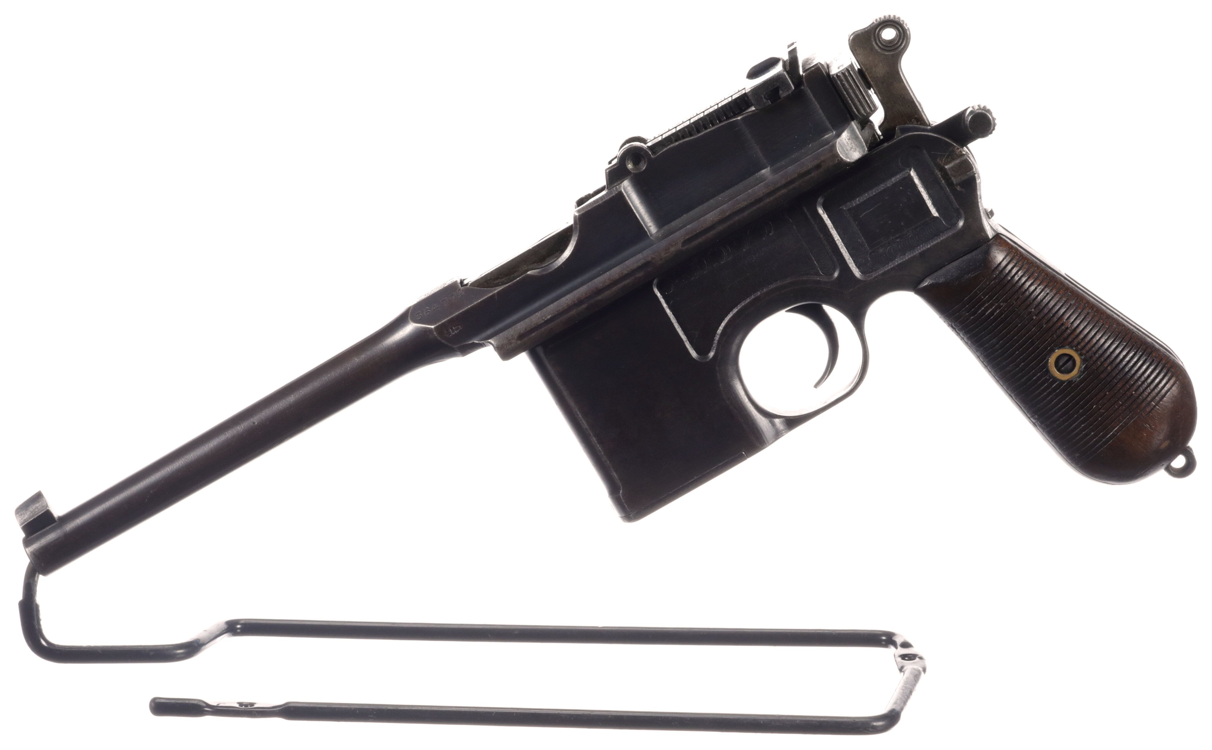 German Mauser C96 Broomhandle Semi-Automatic Pistol | Rock Island Auction