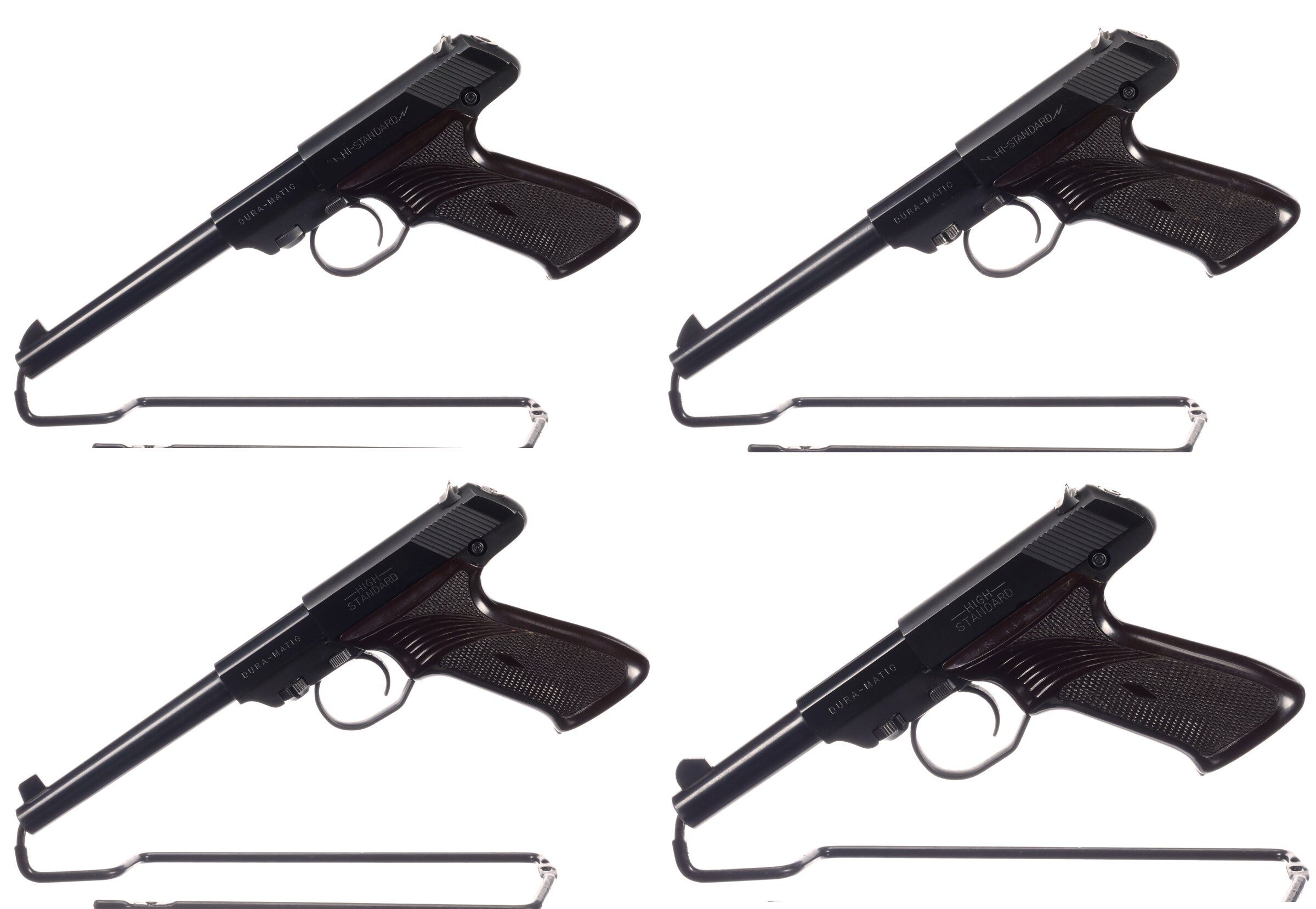 Four High Standard Model 101 Dura-Matic Semi-Automatic Pistols | Rock ...